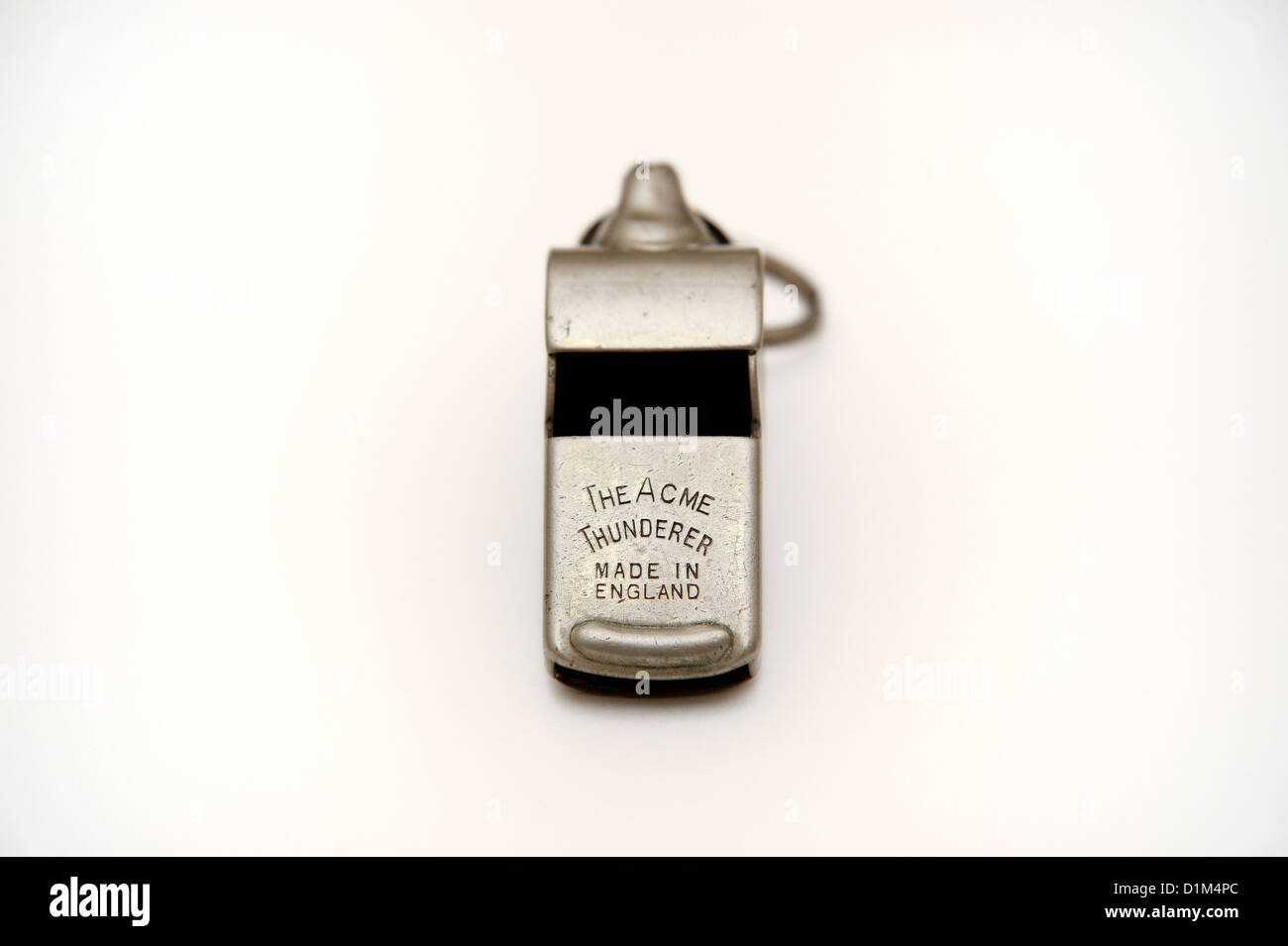 vintage acme thunderer British rail whistle Stock Photo - Alamy