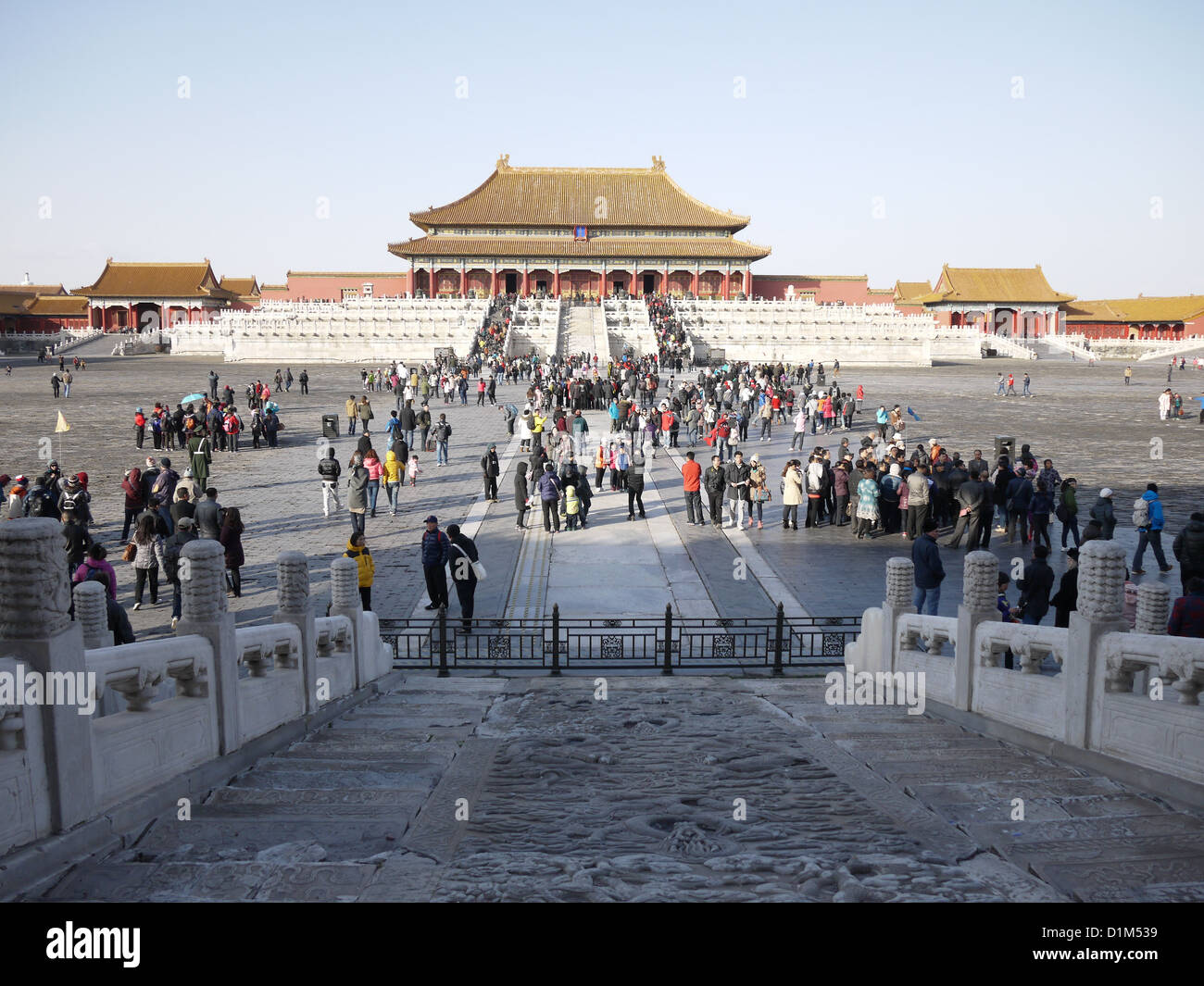 crowd visitors imperial palace Stock Photo - Alamy