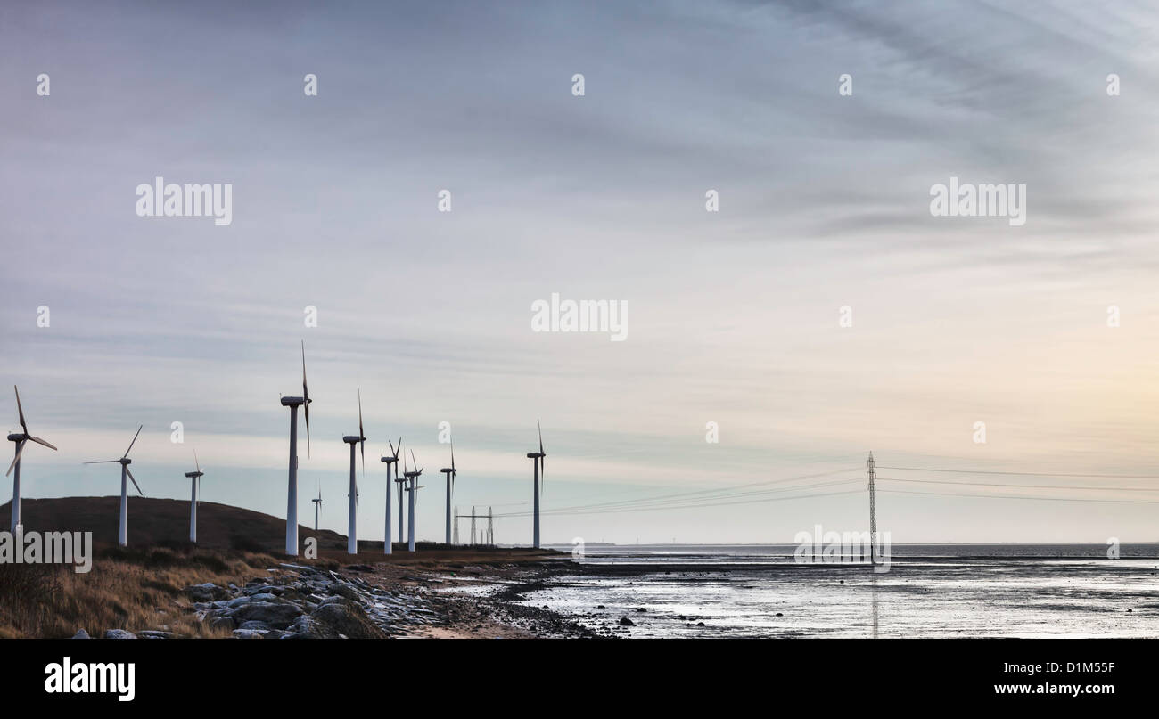 Wind farm denmark esbjerg hi-res stock photography and images - Alamy