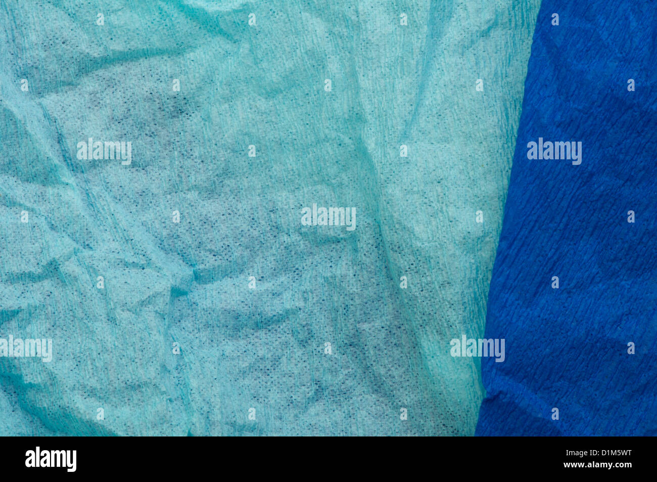 Background of blue old crumpled paper Stock Photo - Alamy