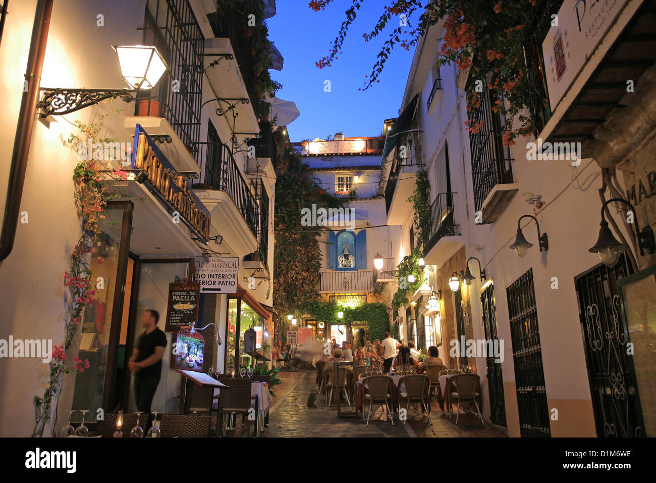 Marbella old beautiful village, Malaga, Spain Stock Photo - Alamy
