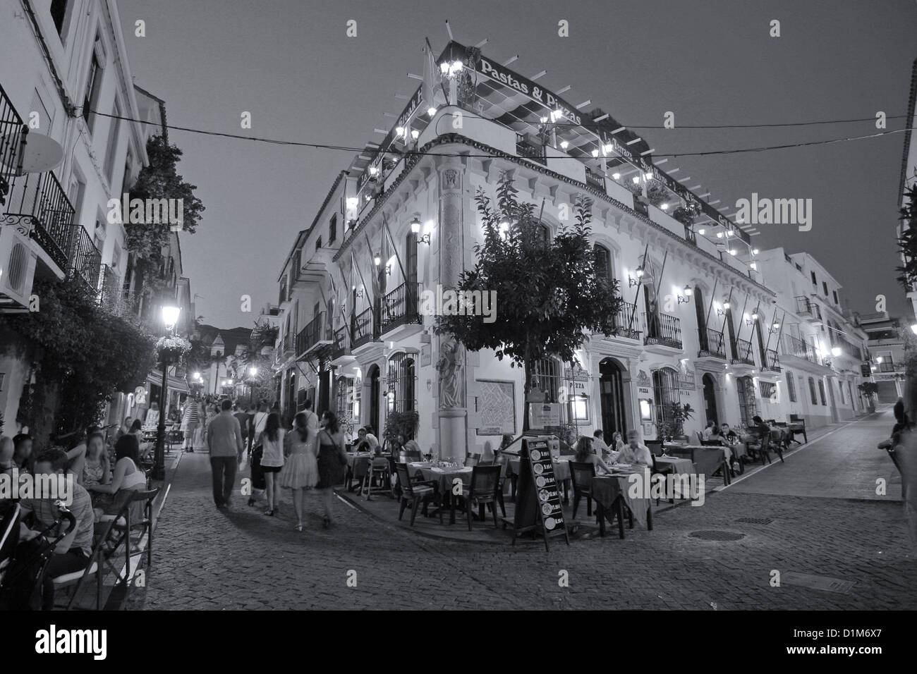 Marbella old beautiful village, Malaga, Spain Stock Photo - Alamy