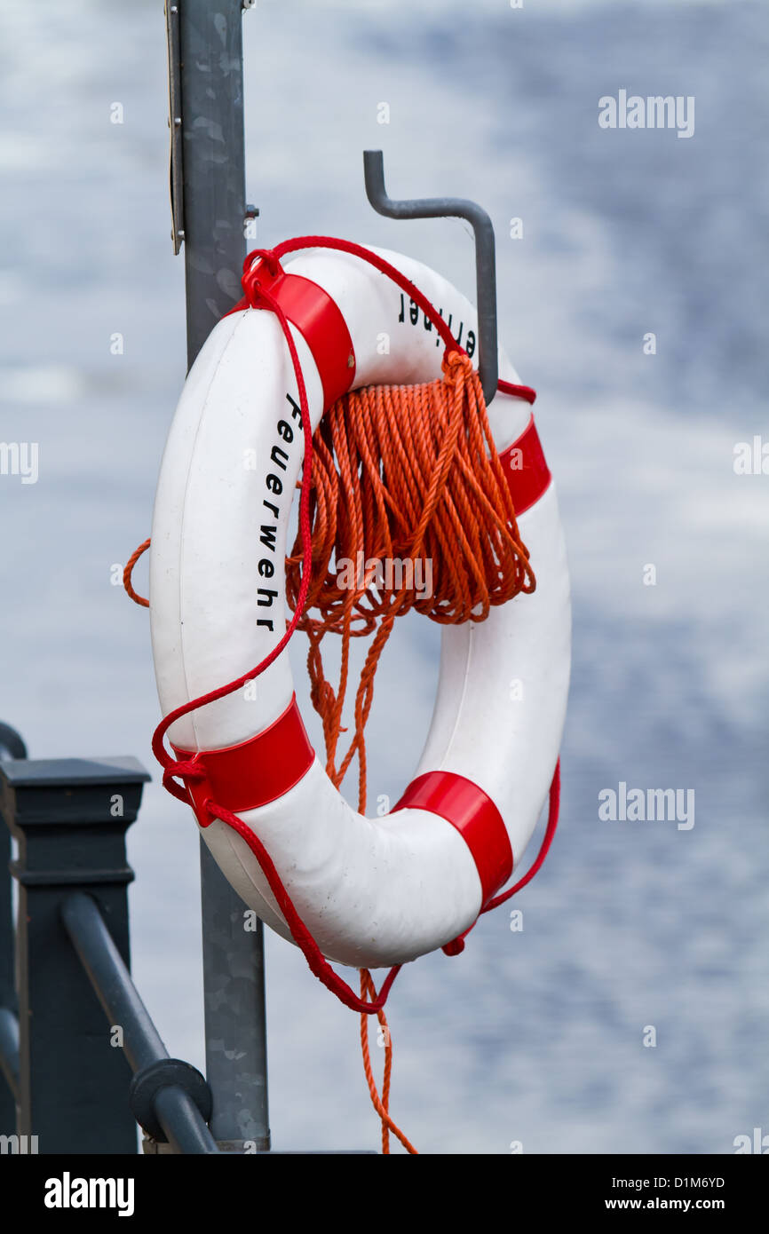 Life Ring in Berlin, Germany Stock Photo - Alamy