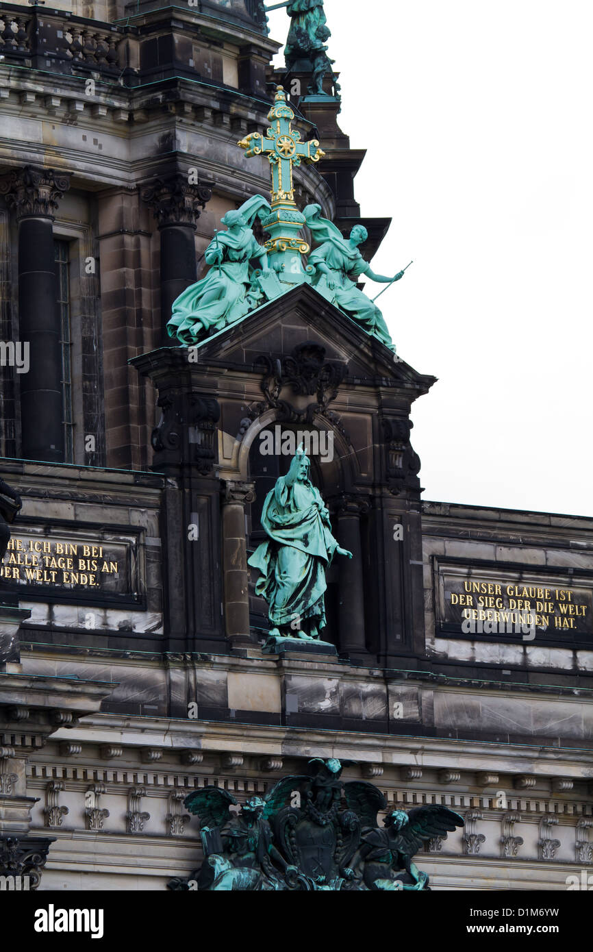 Sculptures on the Cathedral in Berlin, Germany Stock Photo - Alamy