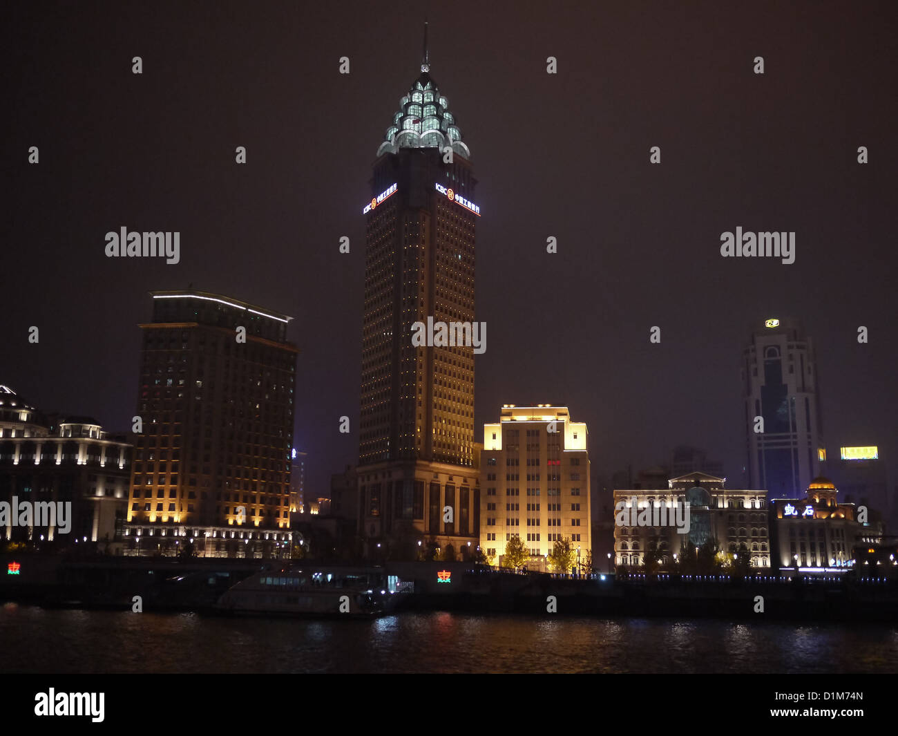 building light night china Stock Photo - Alamy