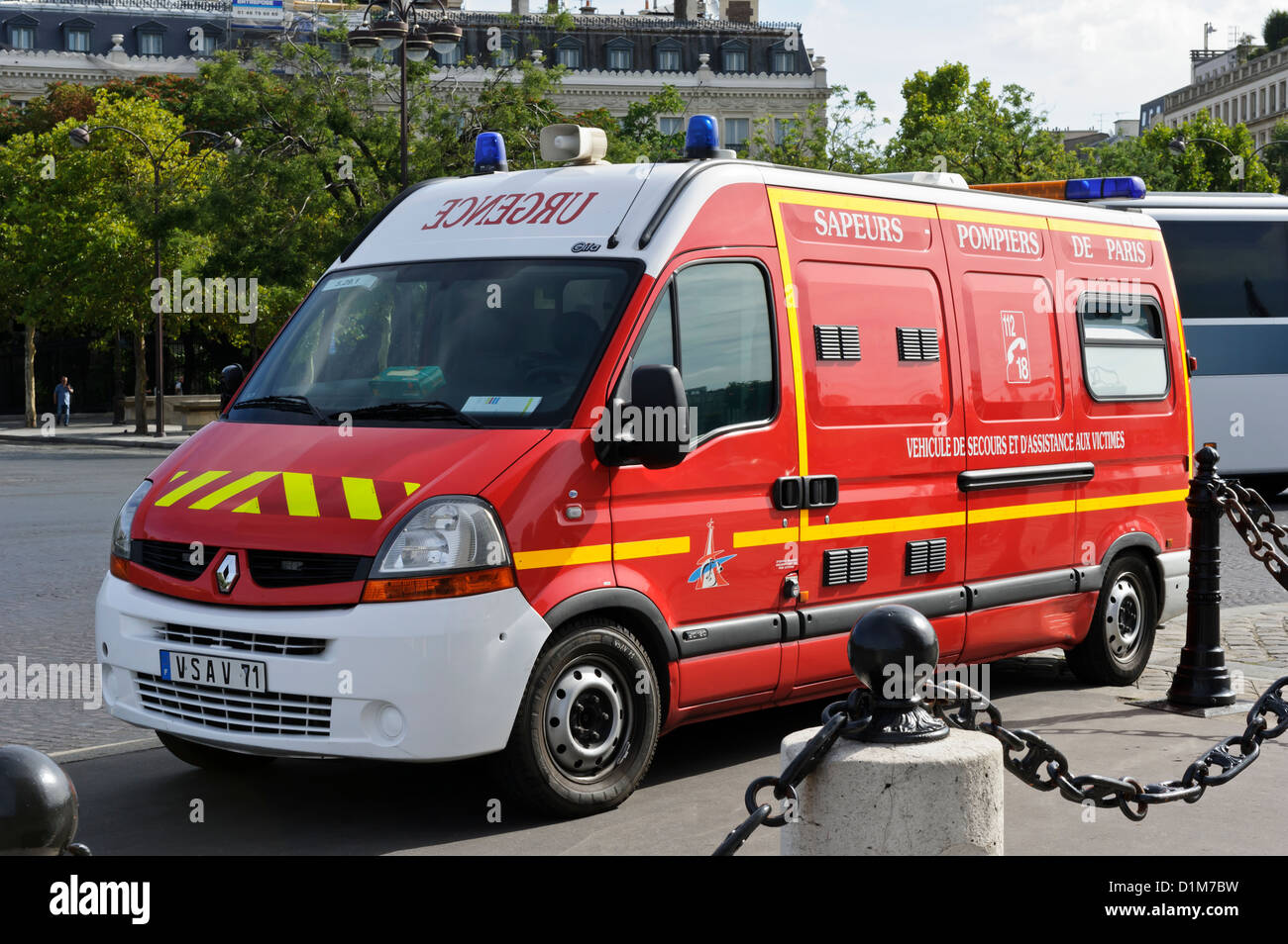 Fire Engine vehicle, Paris, France Stock Photo - Alamy