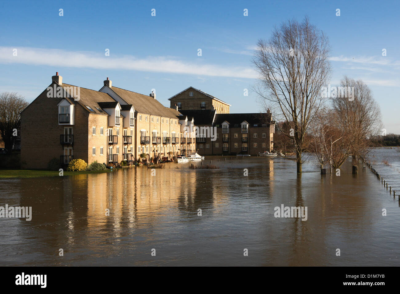 FLOOD IN ST IVES CAMBRIDGESHIRE Stock Photo - Alamy