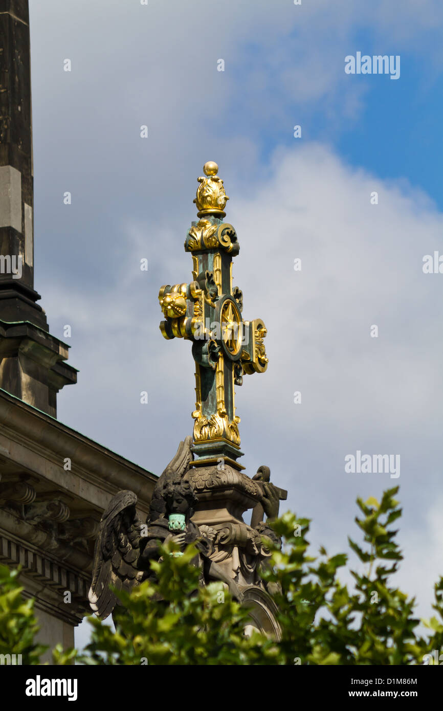 Cross on the Berlin Cathedral, Germany Stock Photo - Alamy