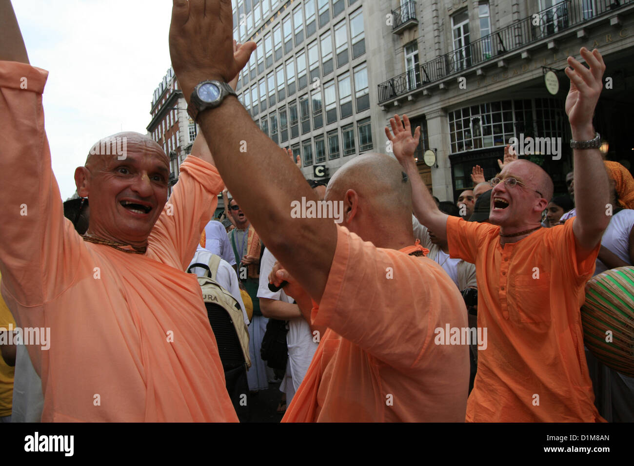 Hare Krishna devotees at Ratha Yatra Chariot Festival Stock Photo - Alamy