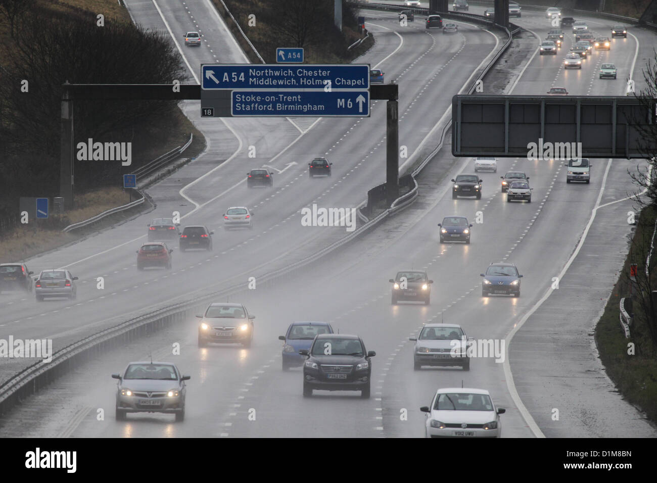 M6 junction 18 hi-res stock photography and images - Alamy