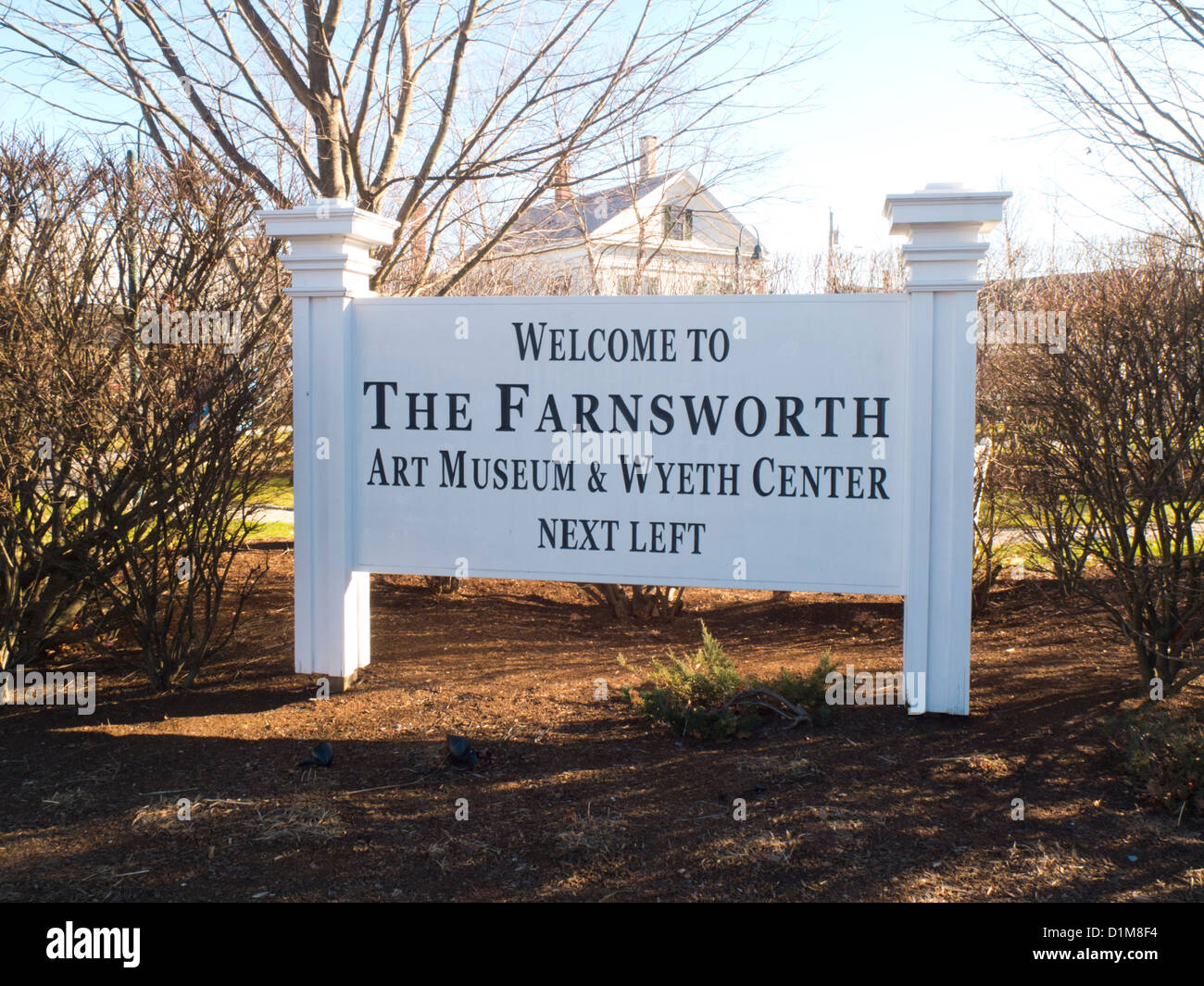 Farnsworth art museum in Rockland Maine Stock Photo - Alamy