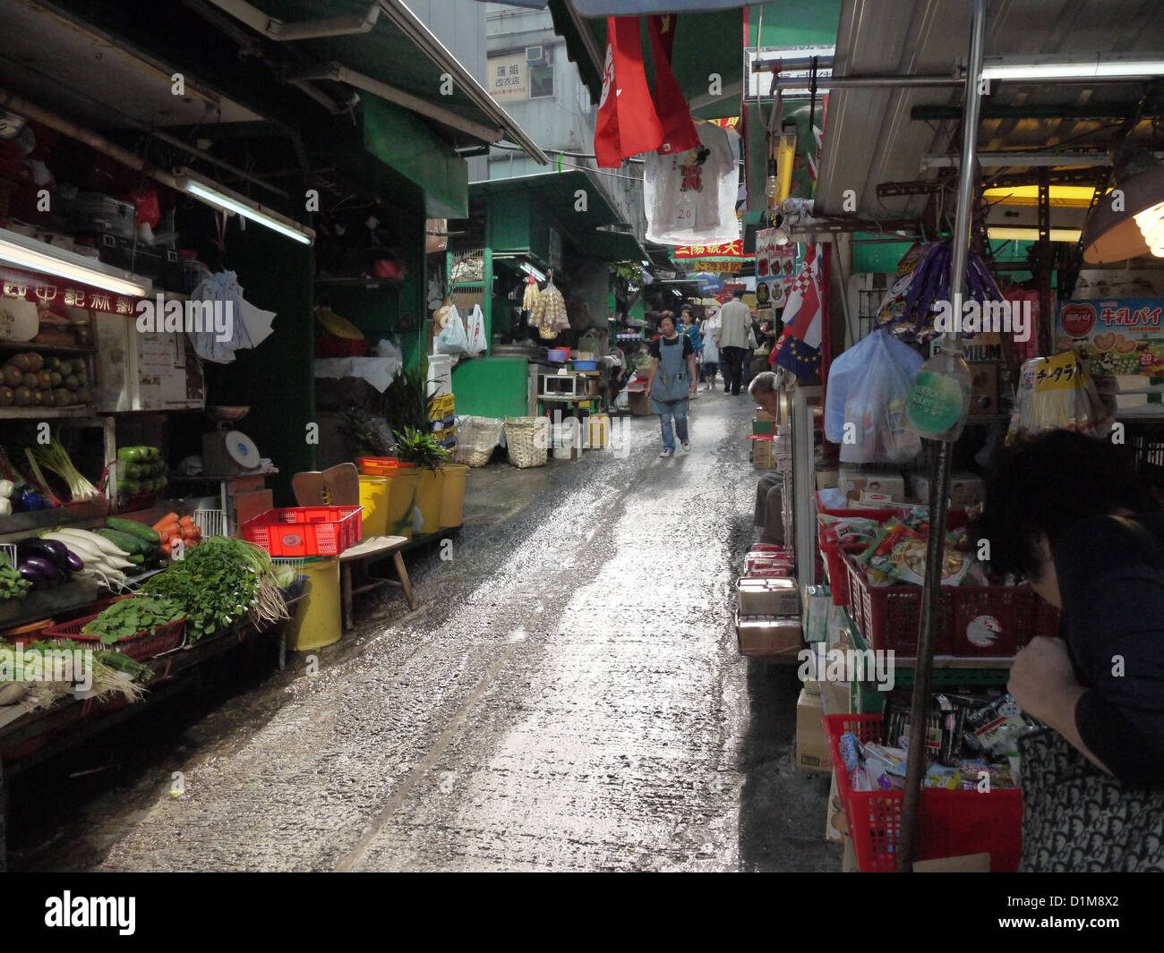 "Stone Slabs Street" Hong Kong Stock Photo - Alamy