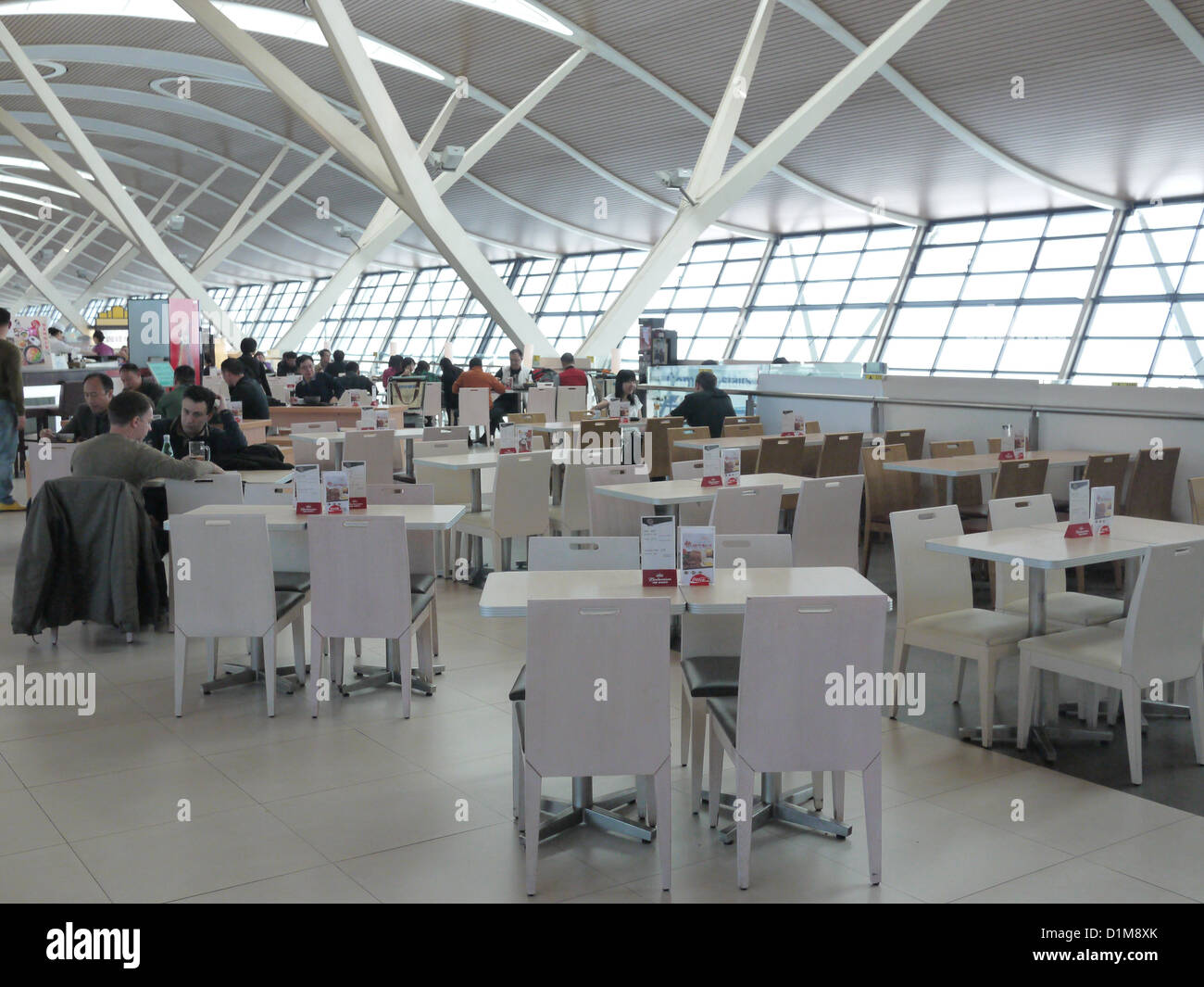 inside china airport terminal restaurant Stock Photo - Alamy