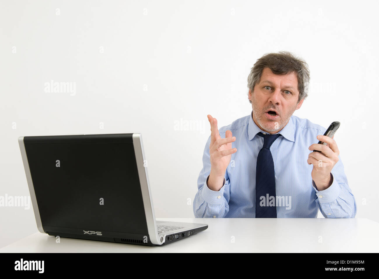 Man at office Stock Photo - Alamy