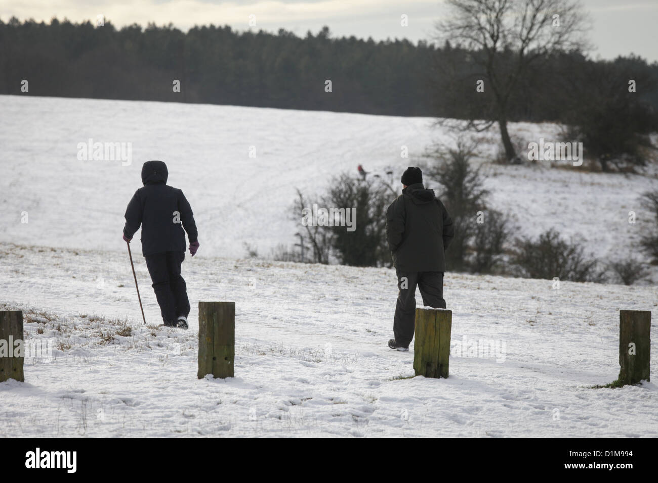 Dunstable downs winter hi-res stock photography and images - Alamy