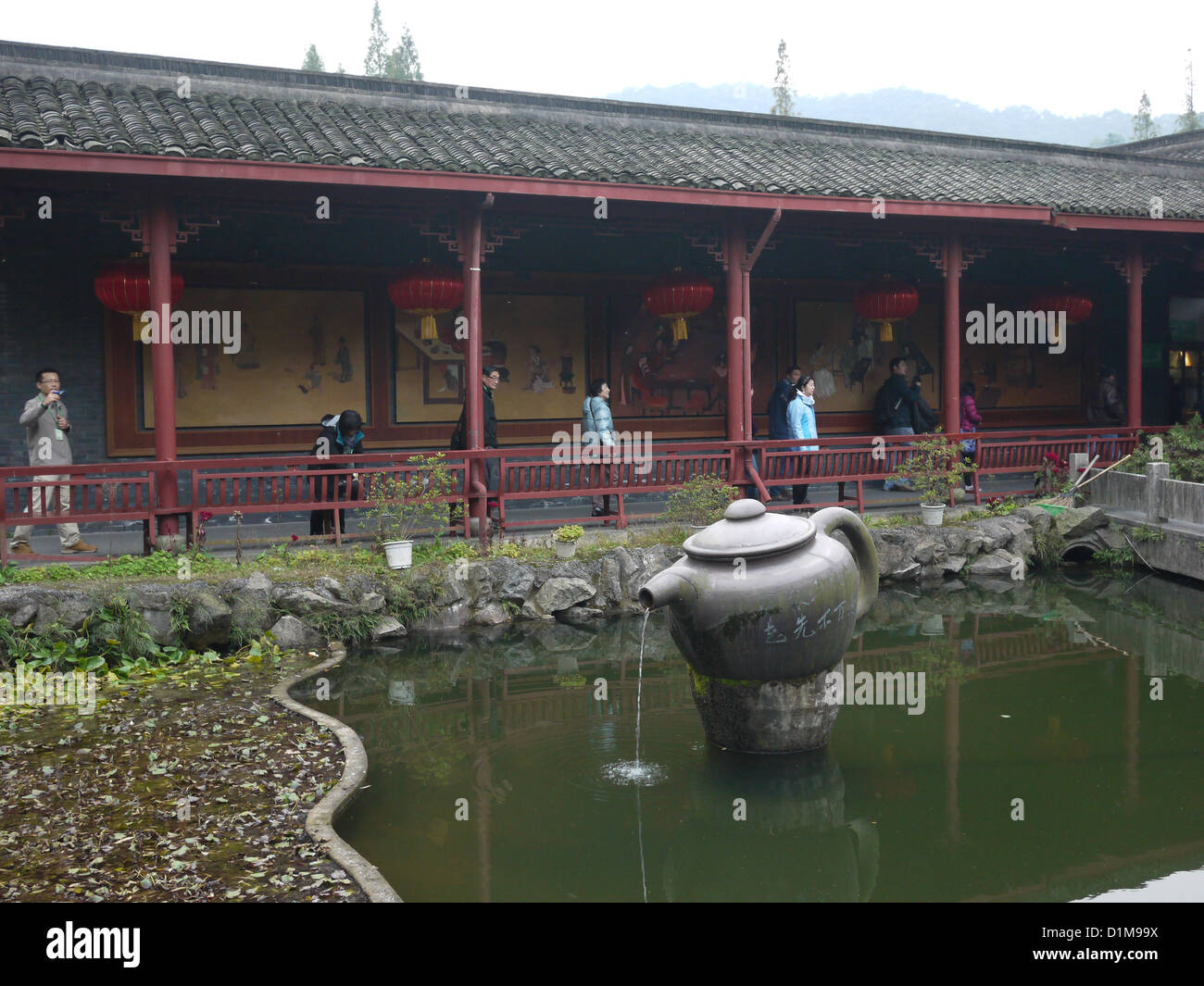 Longjing tea farm China Stock Photo - Alamy