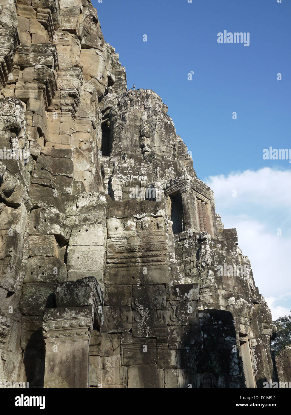tall stone building ancient Khmer architecture Stock Photo - Alamy