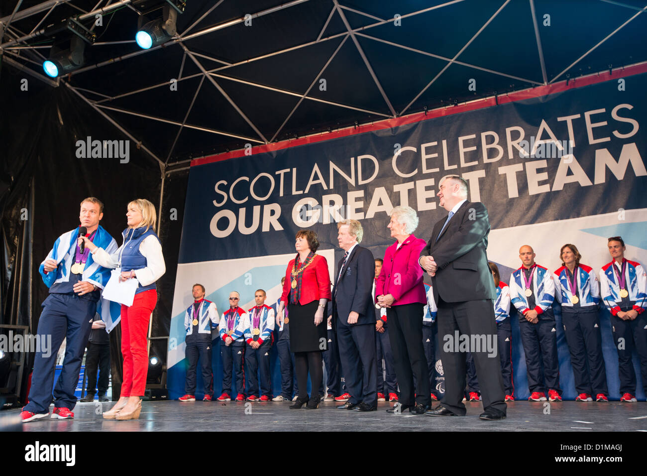 Homecoming Parade celebrations for Scottish Olympic medalists and ...