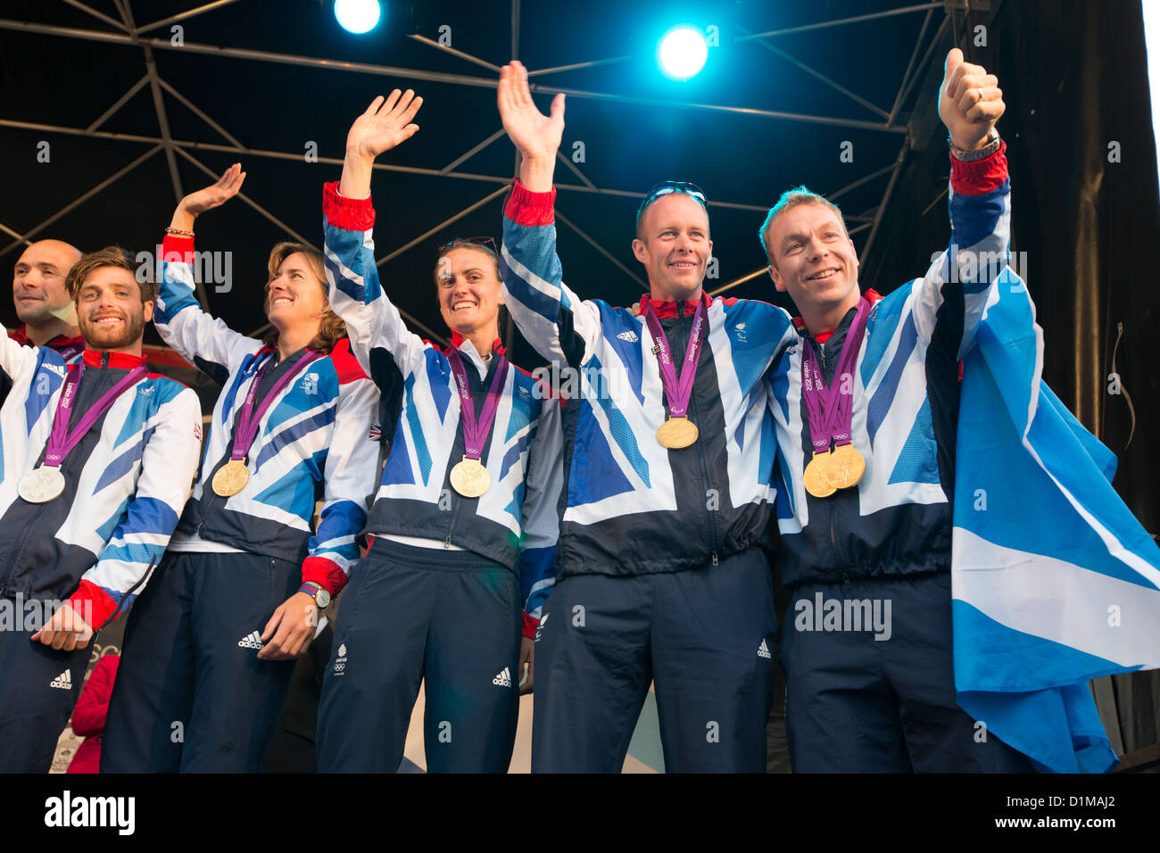 Homecoming Parade celebrations for Scottish Olympic medalists and ...