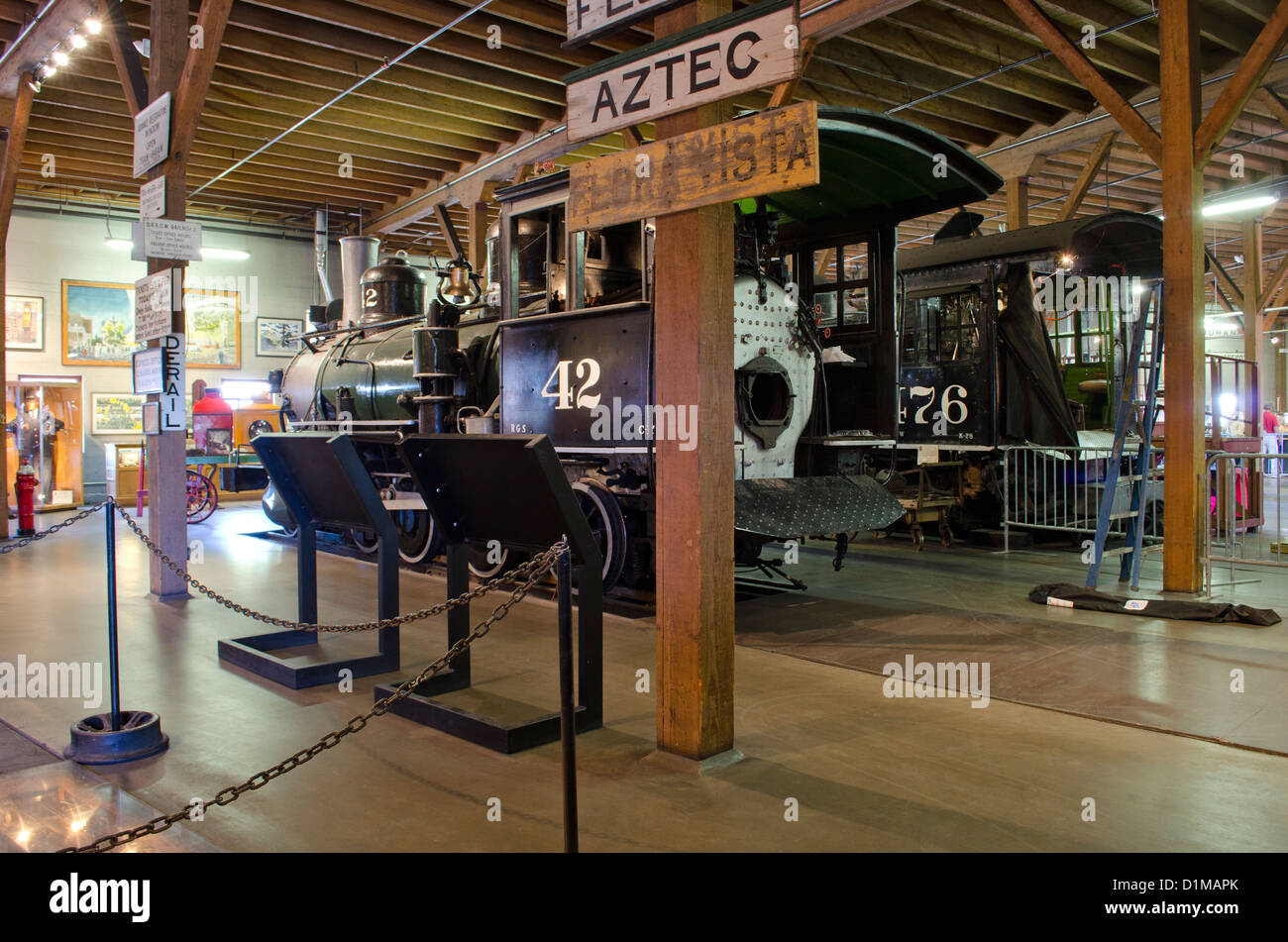 Historic Durango Colorado with its famous railroad museum and trains ...
