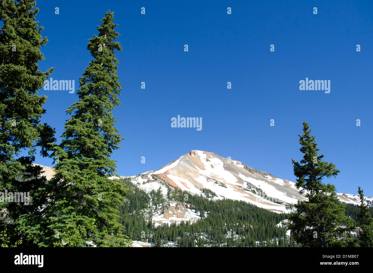 The Million Dollar highway between Silverton and Ouray Colorado in the ...