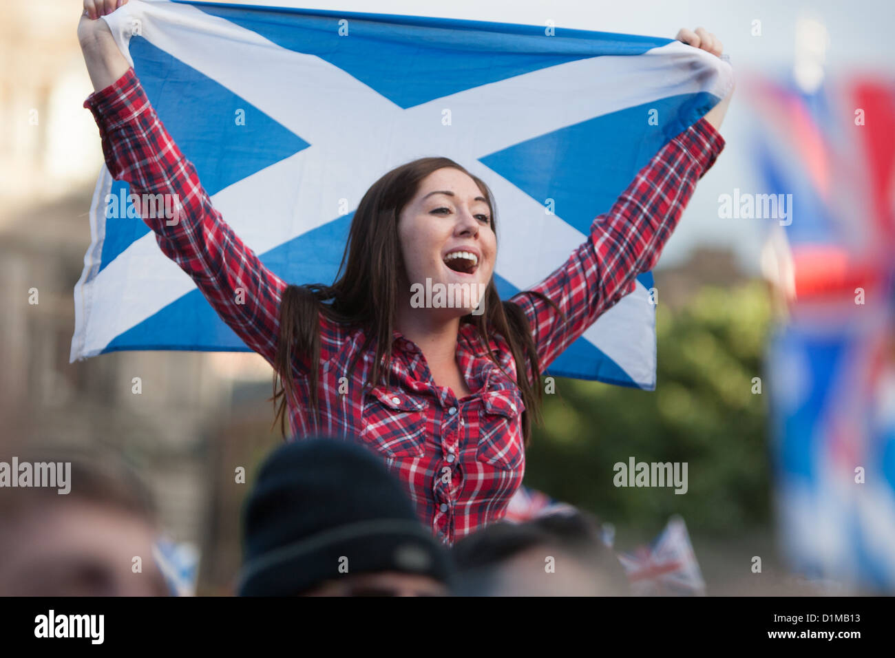 St andrews flag hi-res stock photography and images - Alamy