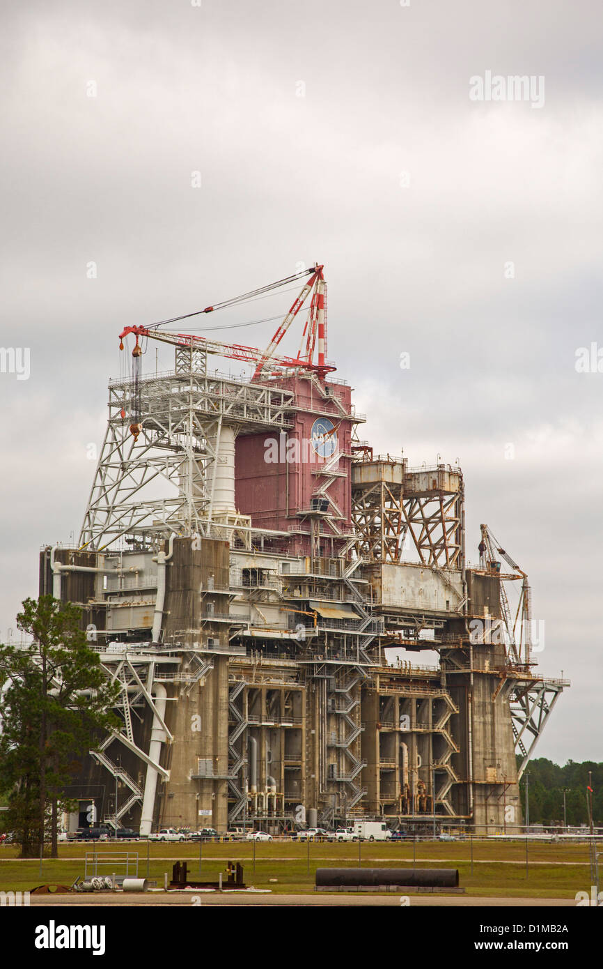 Bay St. Louis, Mississippi - A rocket engine test stand at NASA's ...