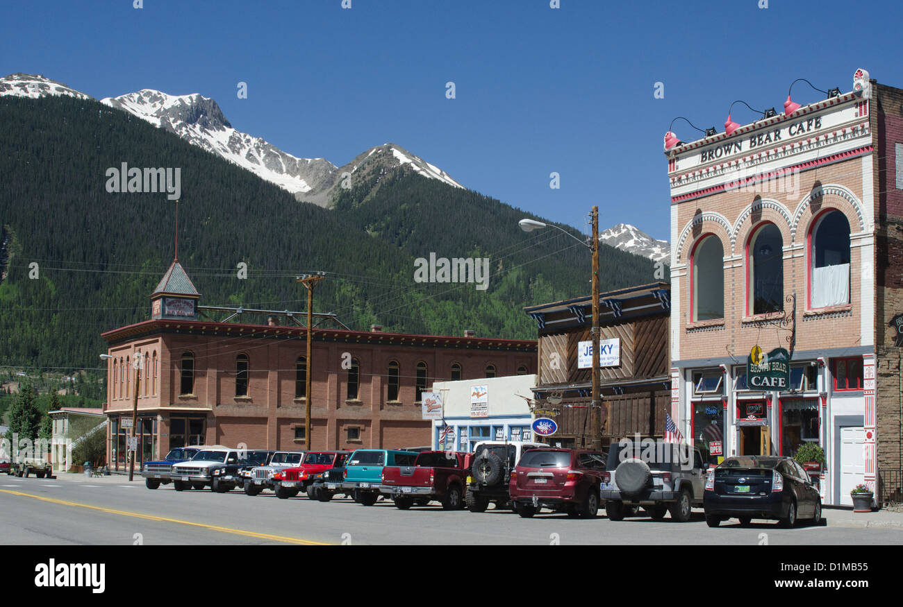 Historic Silverton Colorado linked to Durango by the Durango and ...