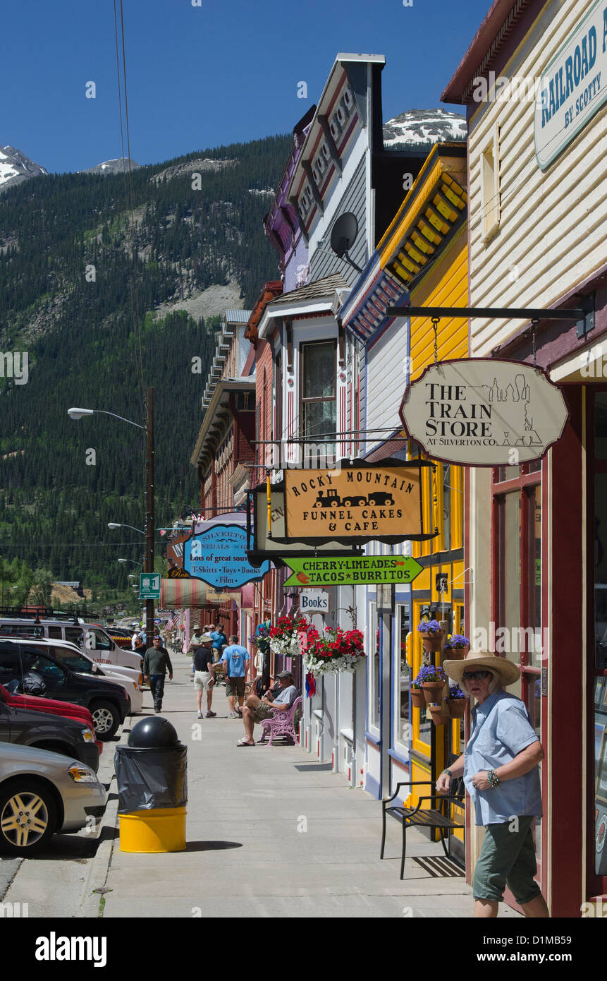 Historic Silverton Colorado linked to Durango by the Durango and ...