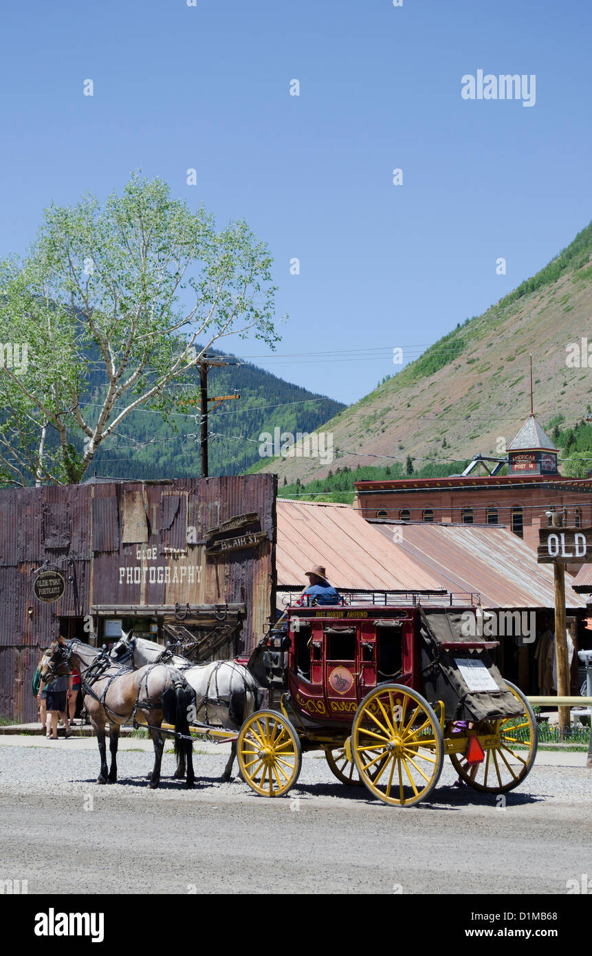 Historic Silverton Colorado linked to Durango by the Durango and ...