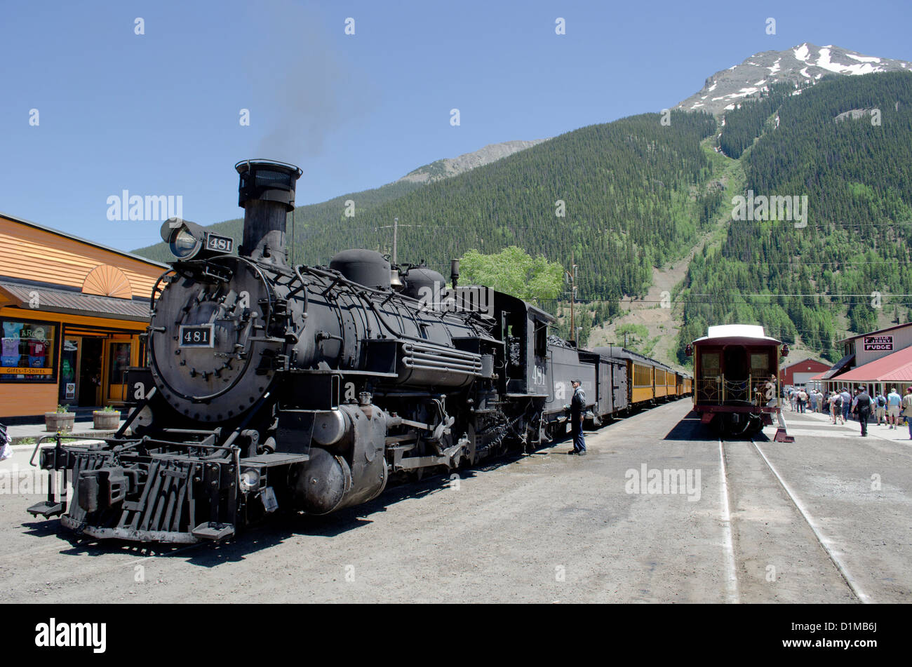 Historic Silverton Colorado linked to Durango by the Durango and ...