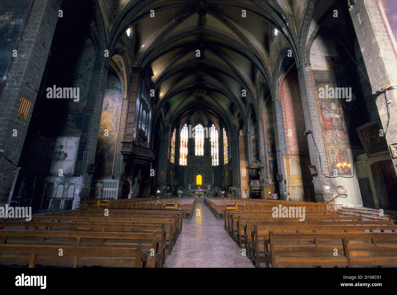 Interior saint jean cathedral old hi-res stock photography and images ...