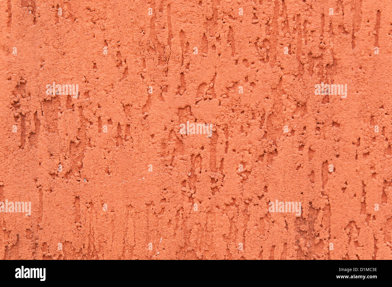 Wall with grooves painted red Stock Photo - Alamy