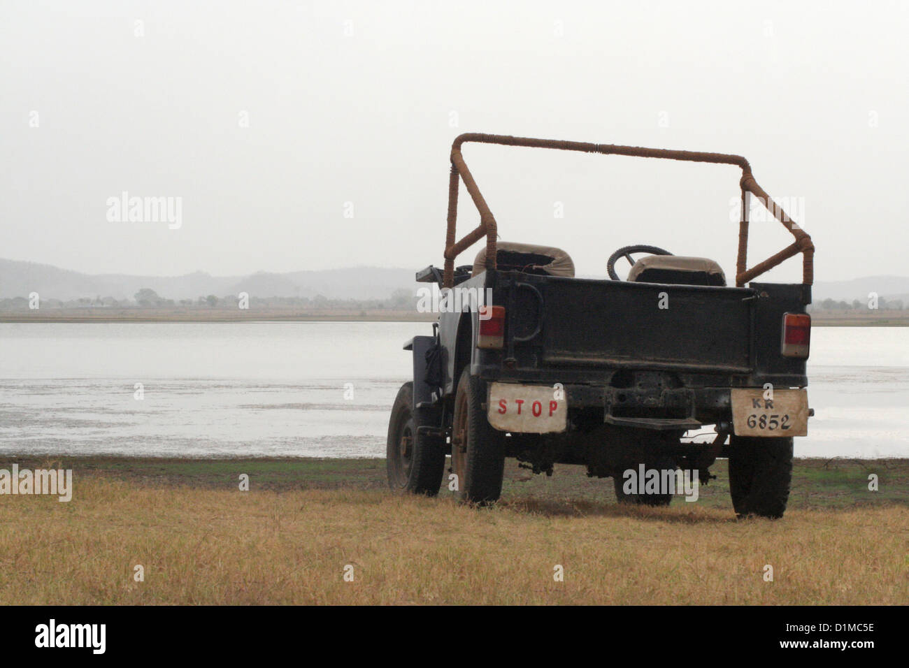 Jungle safari jeep, Khindsi lake, Ramtek, Nagpur India Stock Photo - Alamy