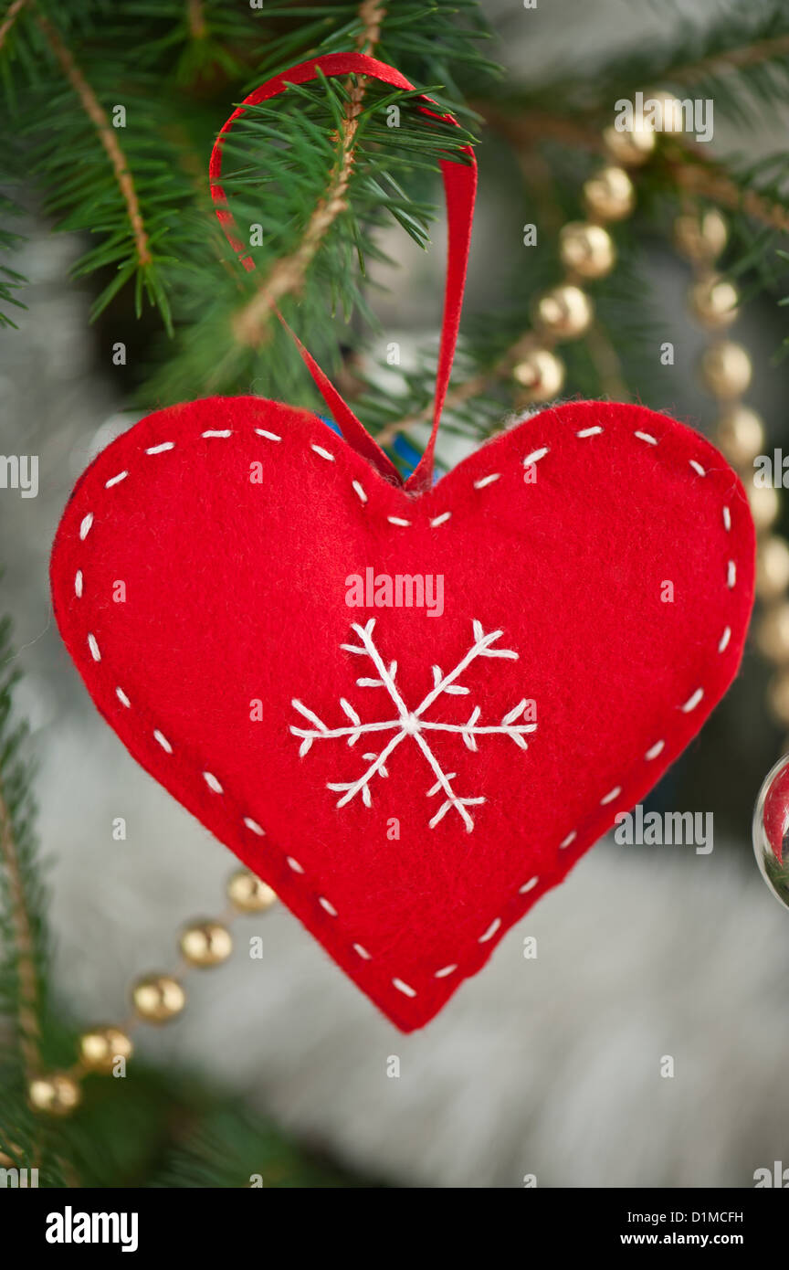 Christmas tree embroidered hi-res stock photography and images - Alamy
