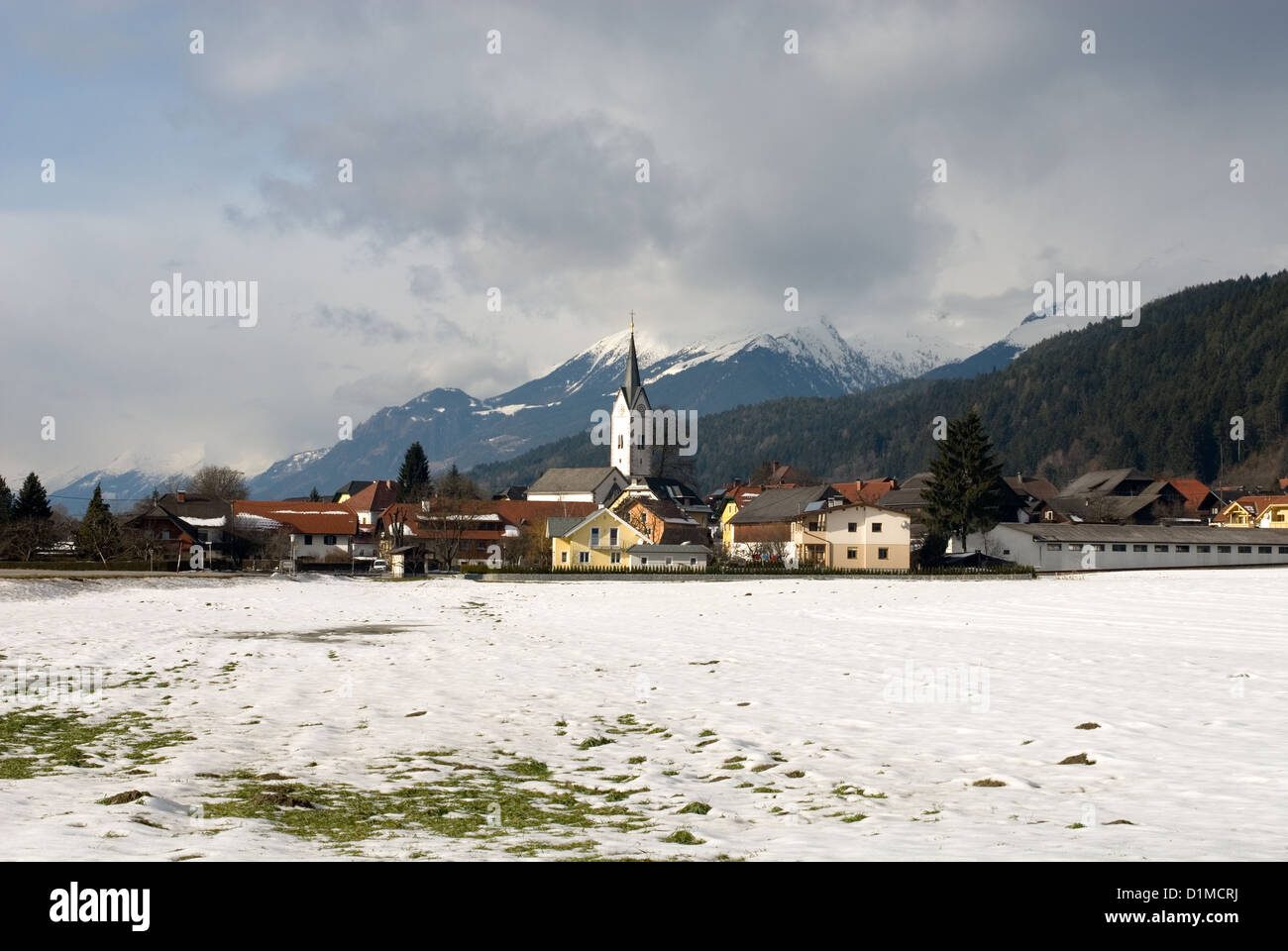 A pretty alpine village, Austria Stock Photo - Alamy