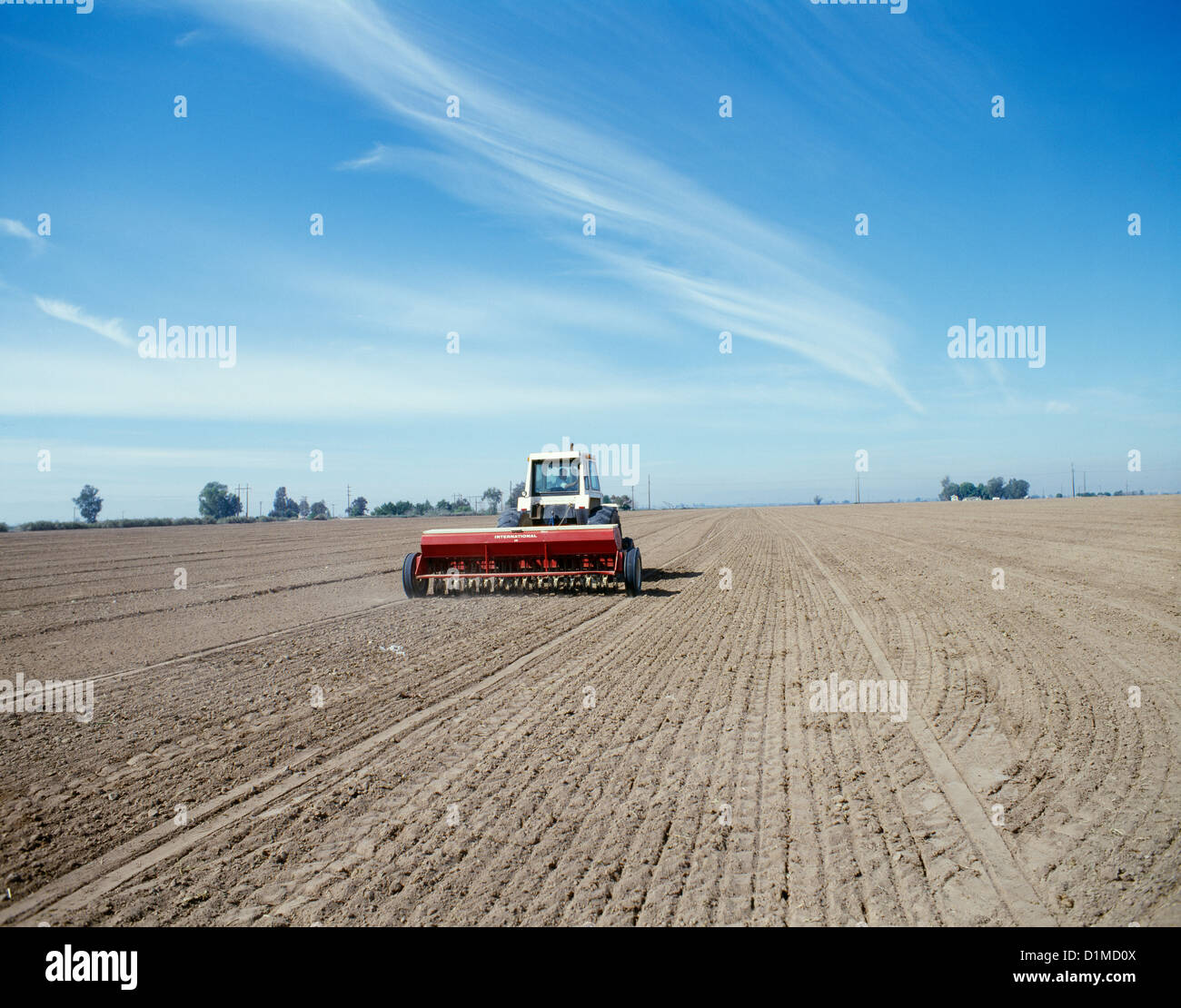 PLANTING WHEAT / CALIFORNIA Stock Photo - Alamy