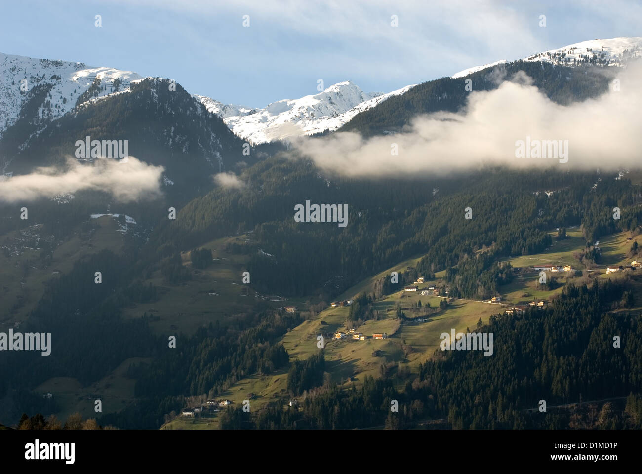 An alpine scene, Austria Stock Photo - Alamy