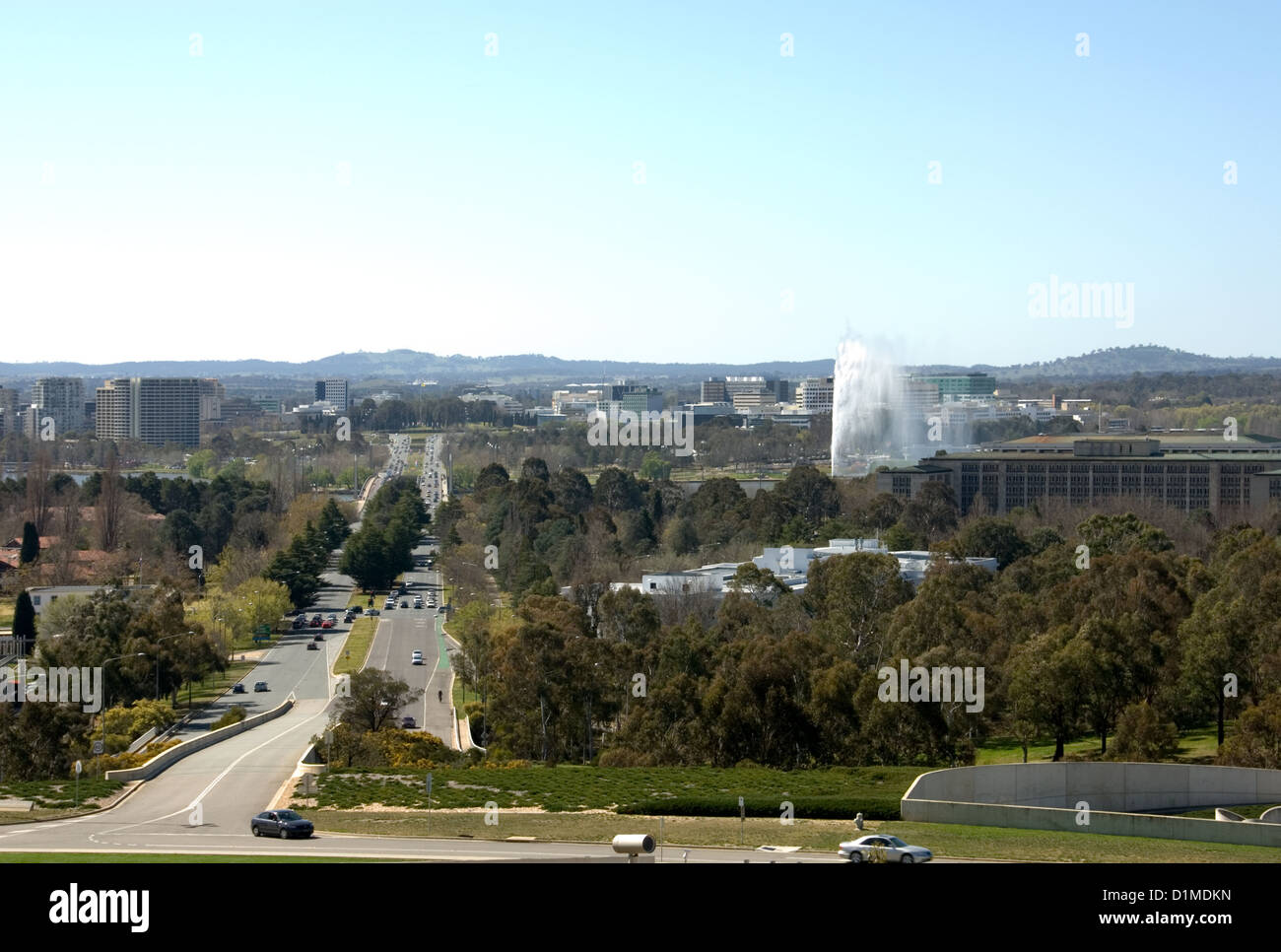 A view of Canberra city, Australian Capital Territory, Australia Stock ...