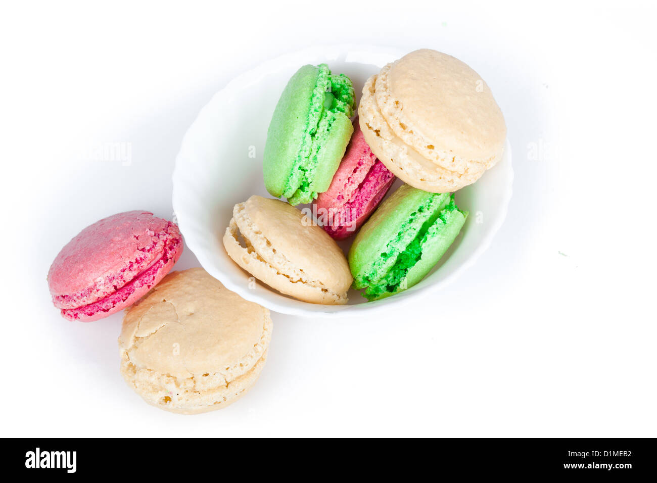 colorful french macaroones Stock Photo - Alamy