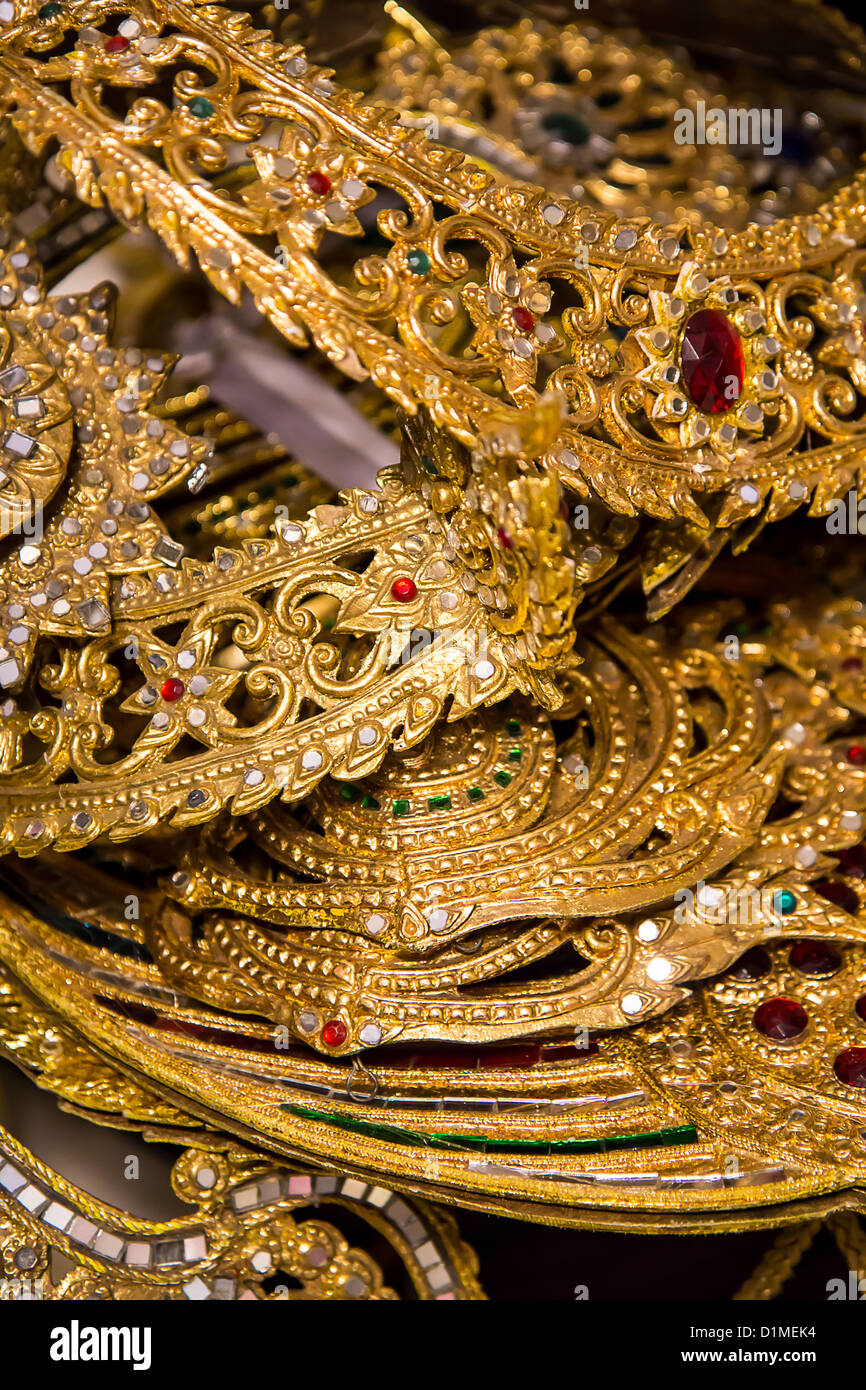 Female ornaments traditional Buddhist clothing Stock Photo - Alamy