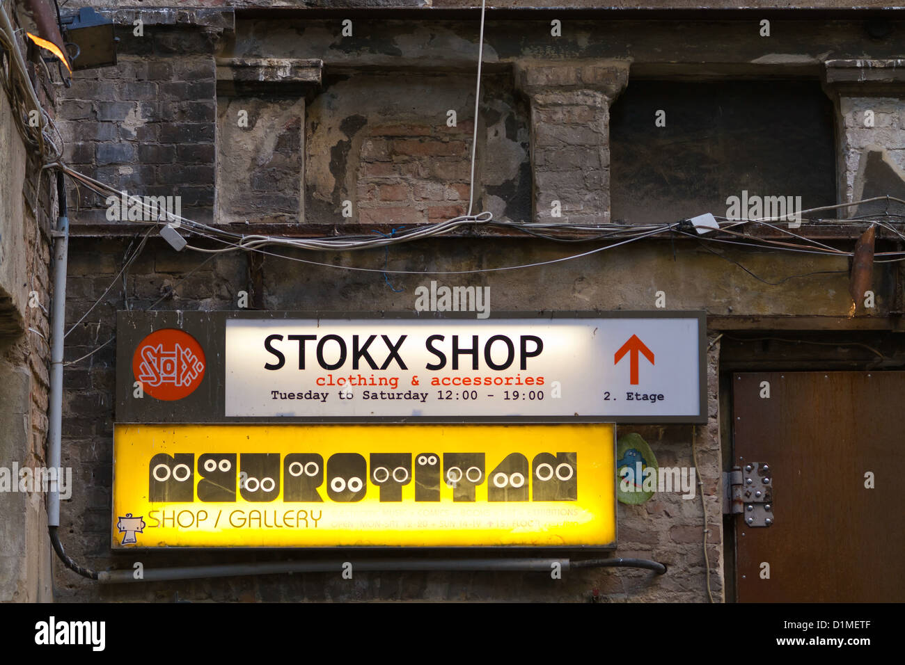 Berlin germany illuminated signs hi-res stock photography and images ...