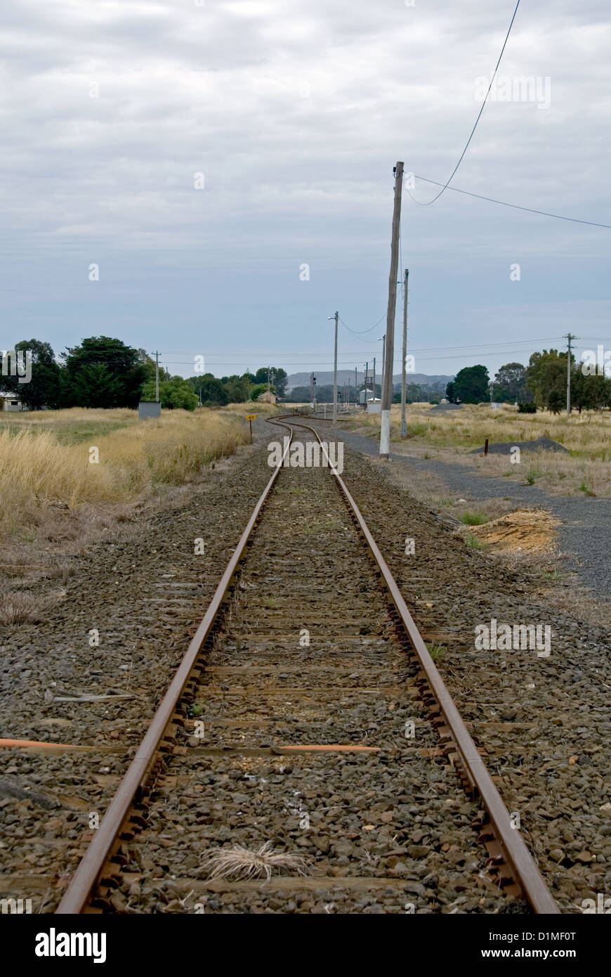 Rail railway line lines hi-res stock photography and images - Alamy