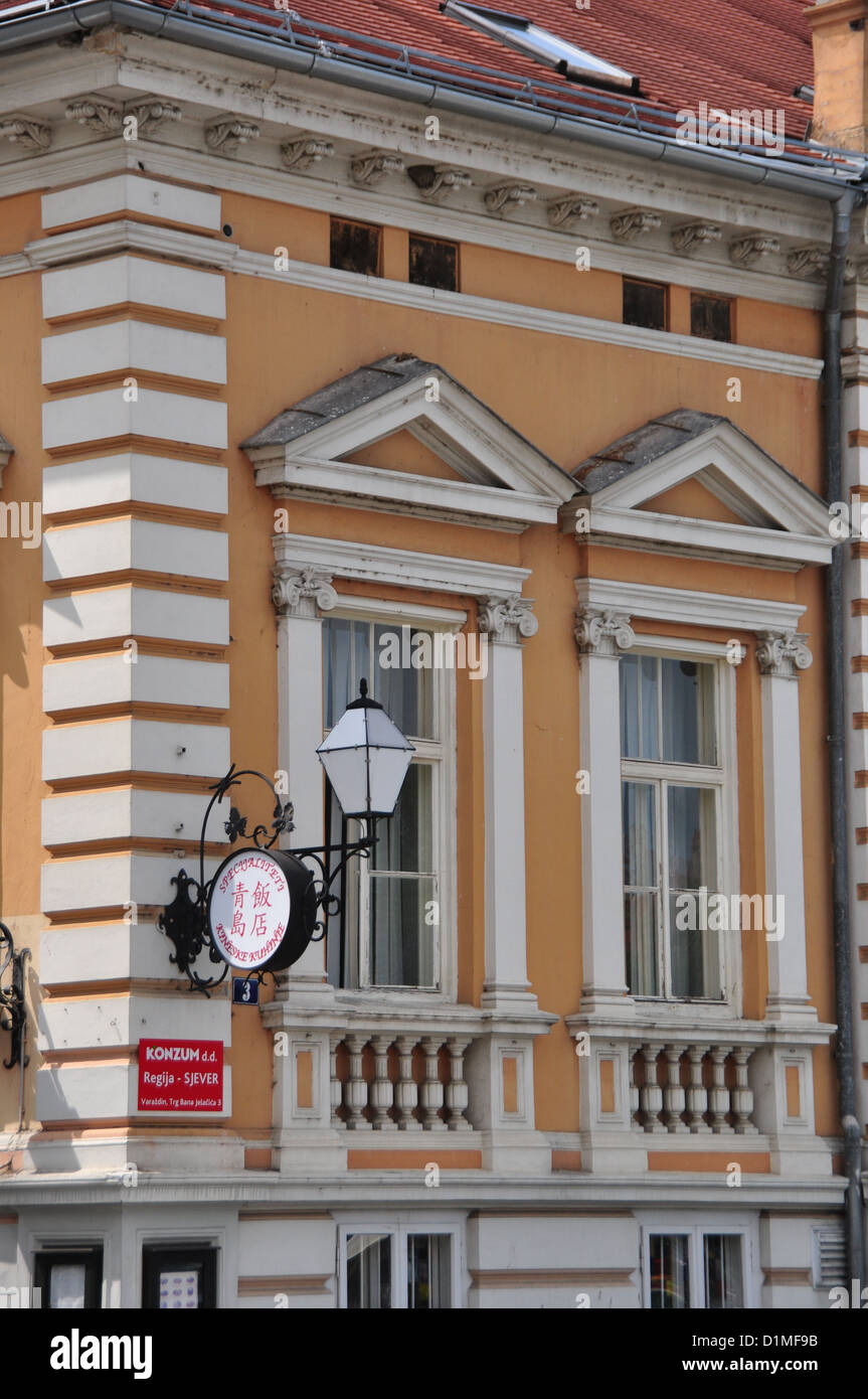 architecture in Varazdin Stock Photo - Alamy