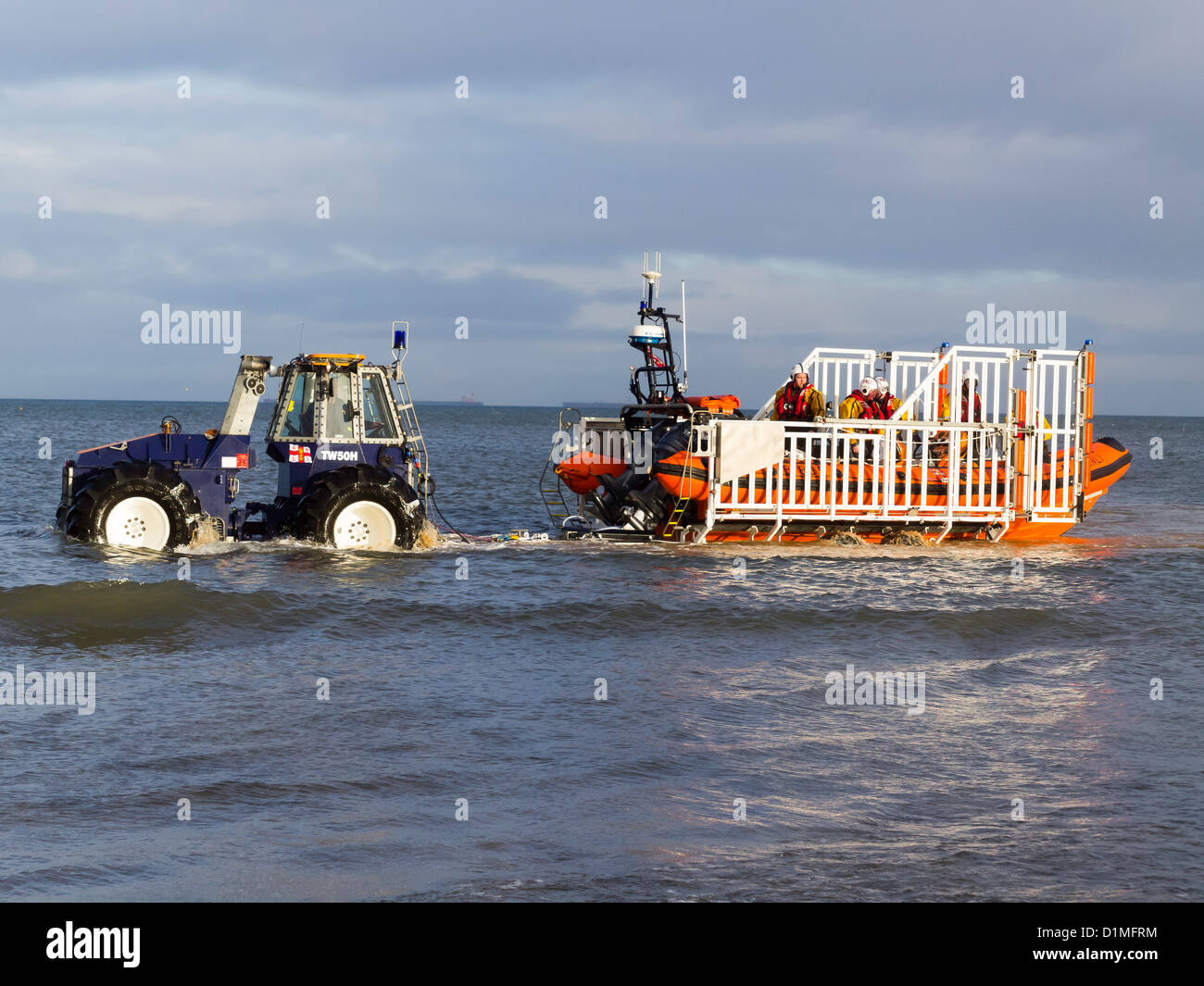 Redcar RNLI inshore lifeboat type IB1 named Martin Harvey being ...