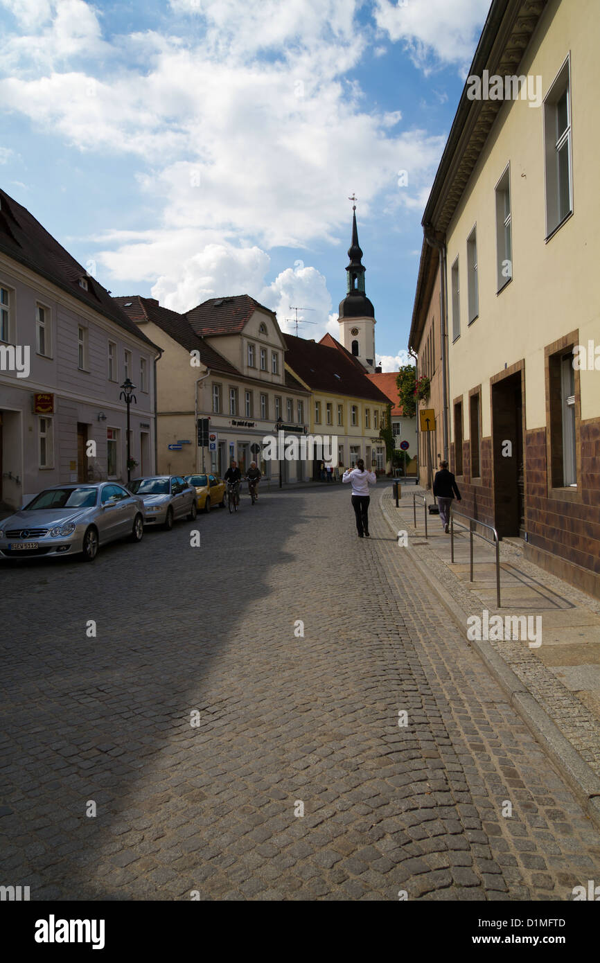 Street in Lübbenau in the Spreewald, Germany Stock Photo - Alamy
