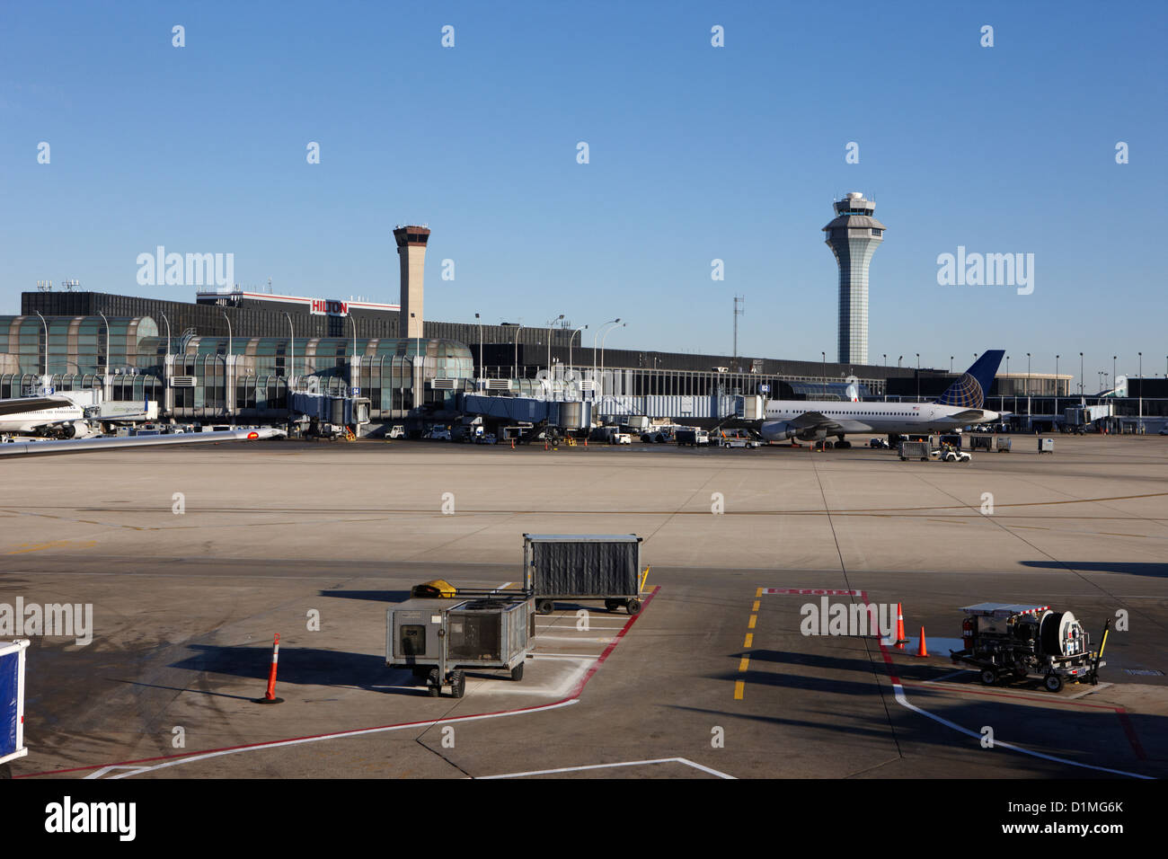 O'Hare International airport Chicago Illinois USA Stock Photo - Alamy