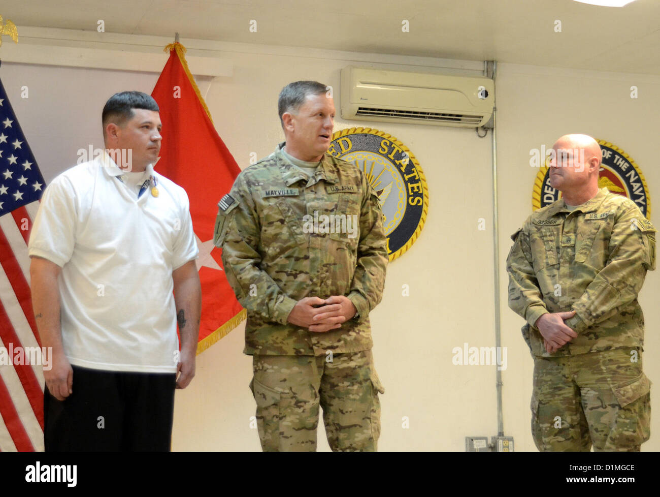 Jeffrey Creaser, a civilian food service manager working in Afghanistan ...