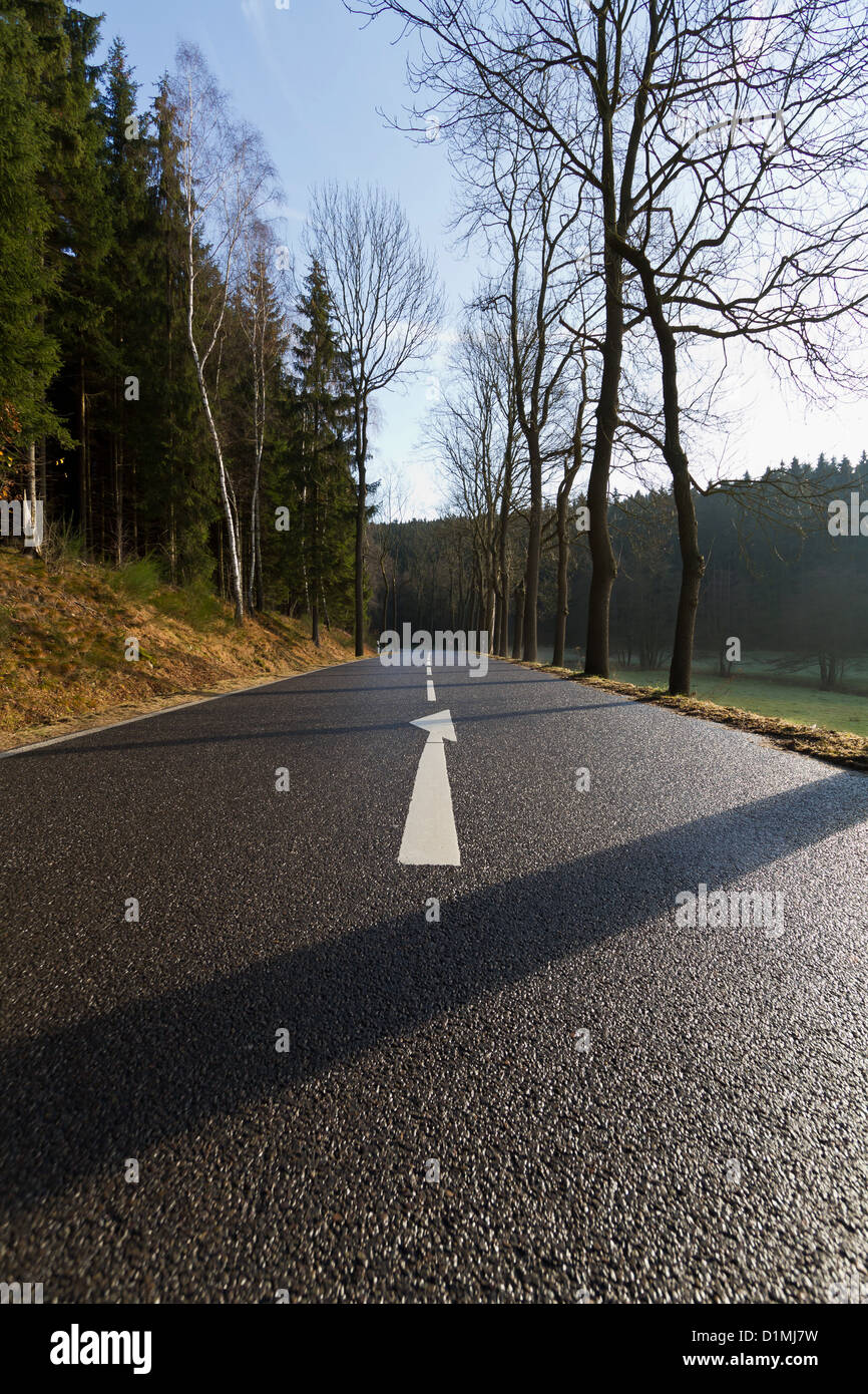 Saxony road hi-res stock photography and images - Alamy