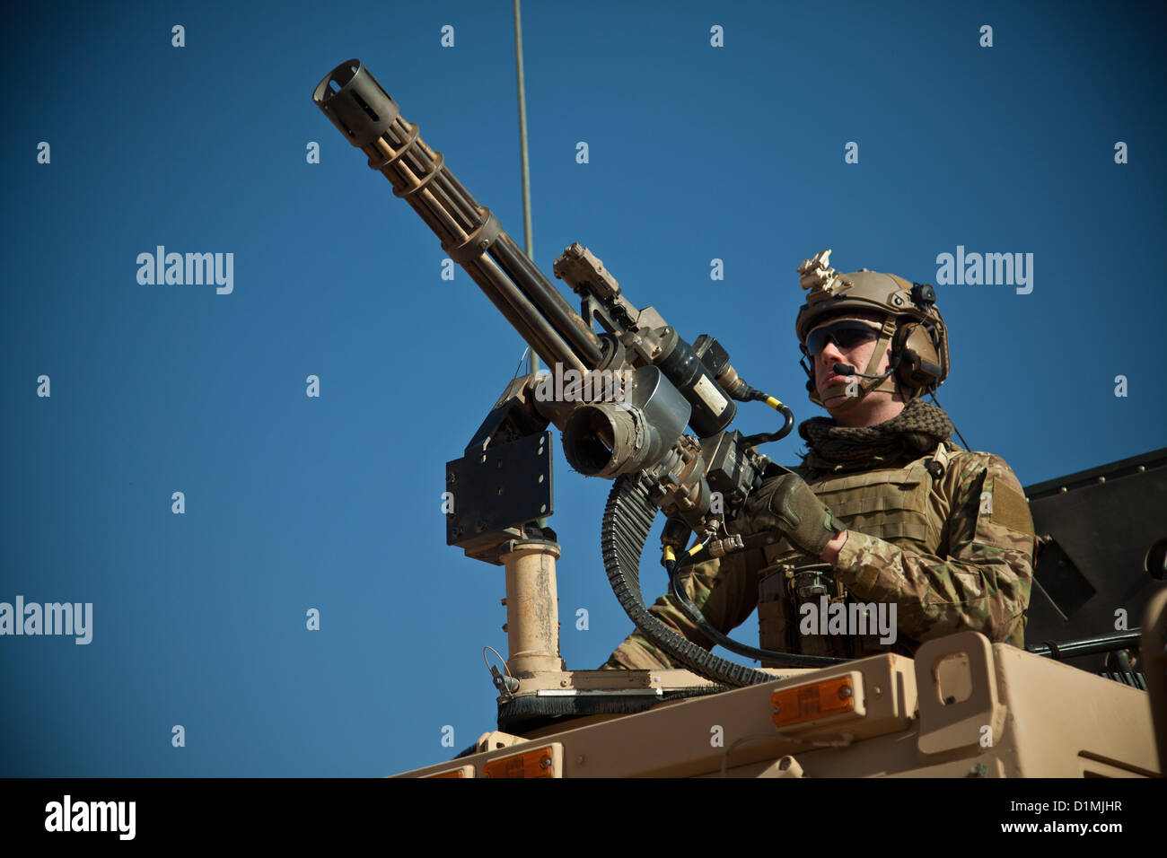Minigun hi-res stock photography and images - Alamy